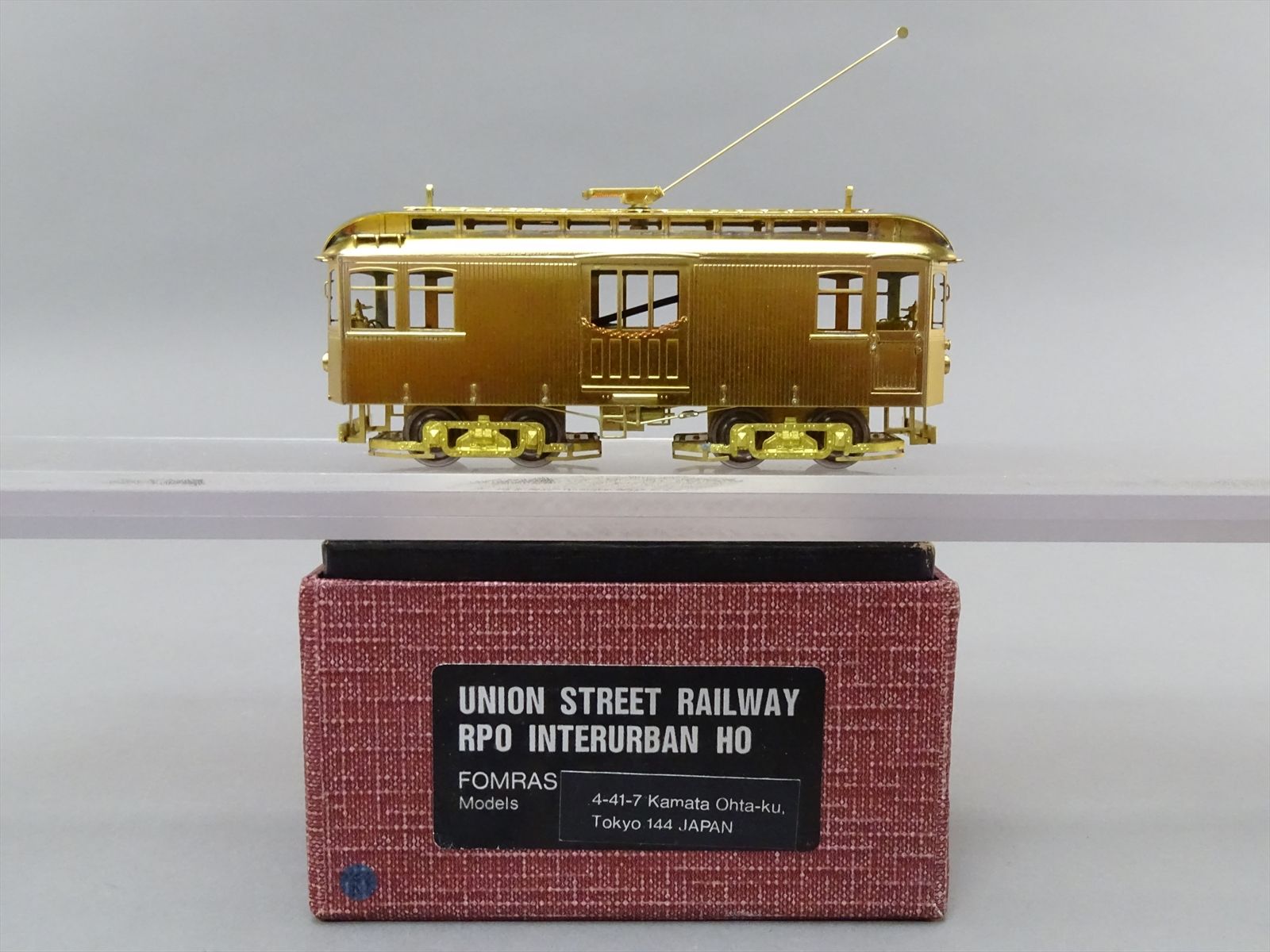 HO Brass Model - Fomras Union Street Railway Interurban RPO - Unpainted