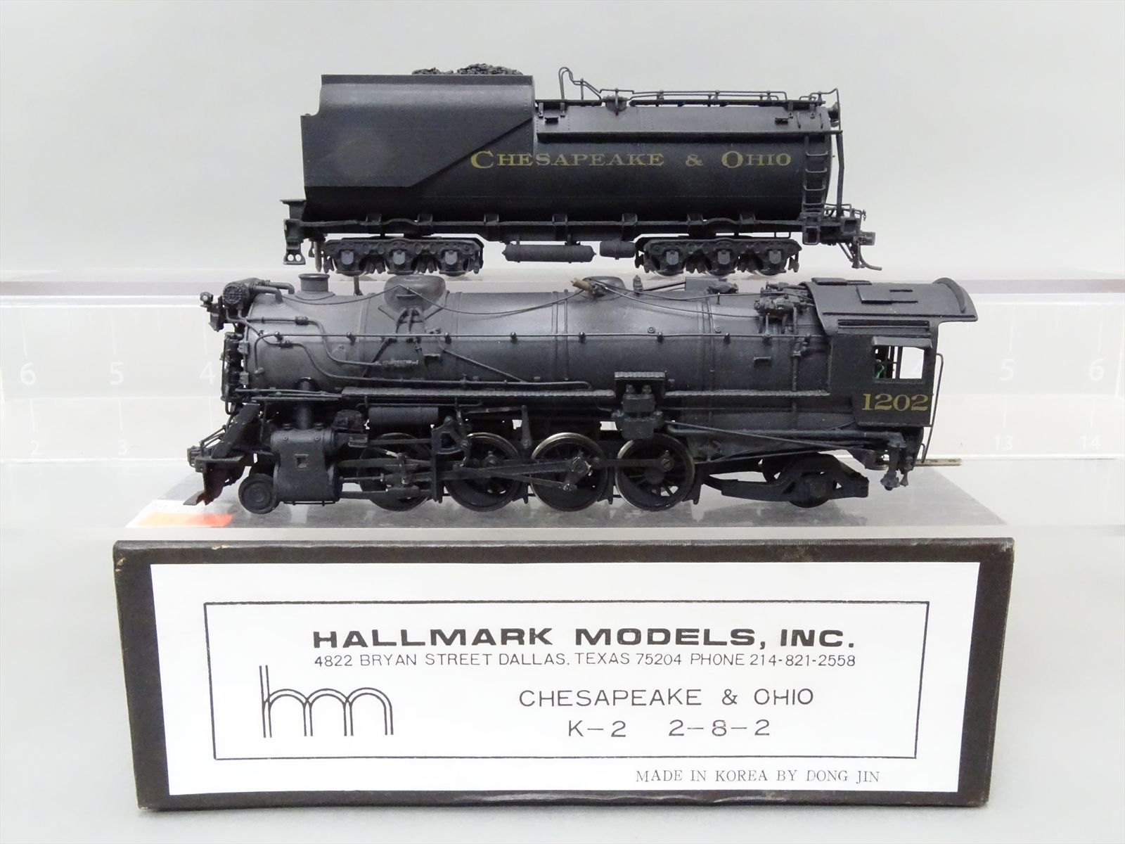 HO Brass Model - Hallmark C&O Chesapeake & Ohio 2-8-2 K-2 Mikado #1202 ...