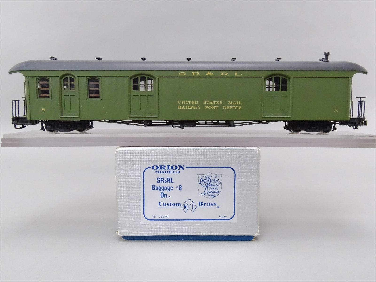 On2 Brass Model - NJCB PS-711-02 SR&RL Sandy River & Rangeley Lakes ...
