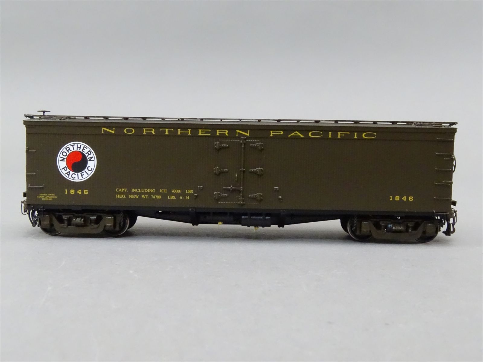HO Brass Model - W&R NP Northern Pacific Express Reefer Version 3 #1846 ...