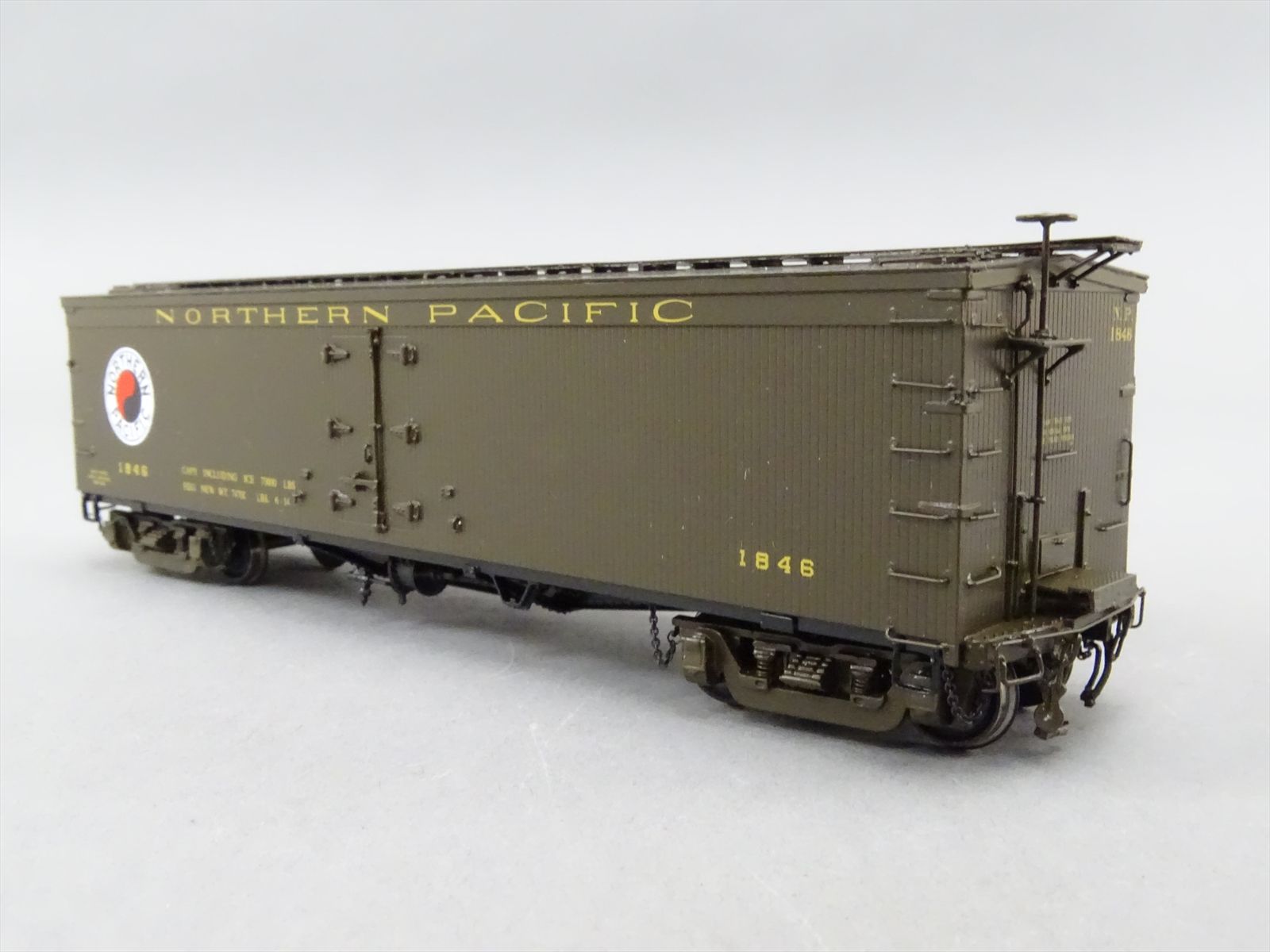 HO Brass Model - W&R NP Northern Pacific Express Reefer Version 3 #1846 ...