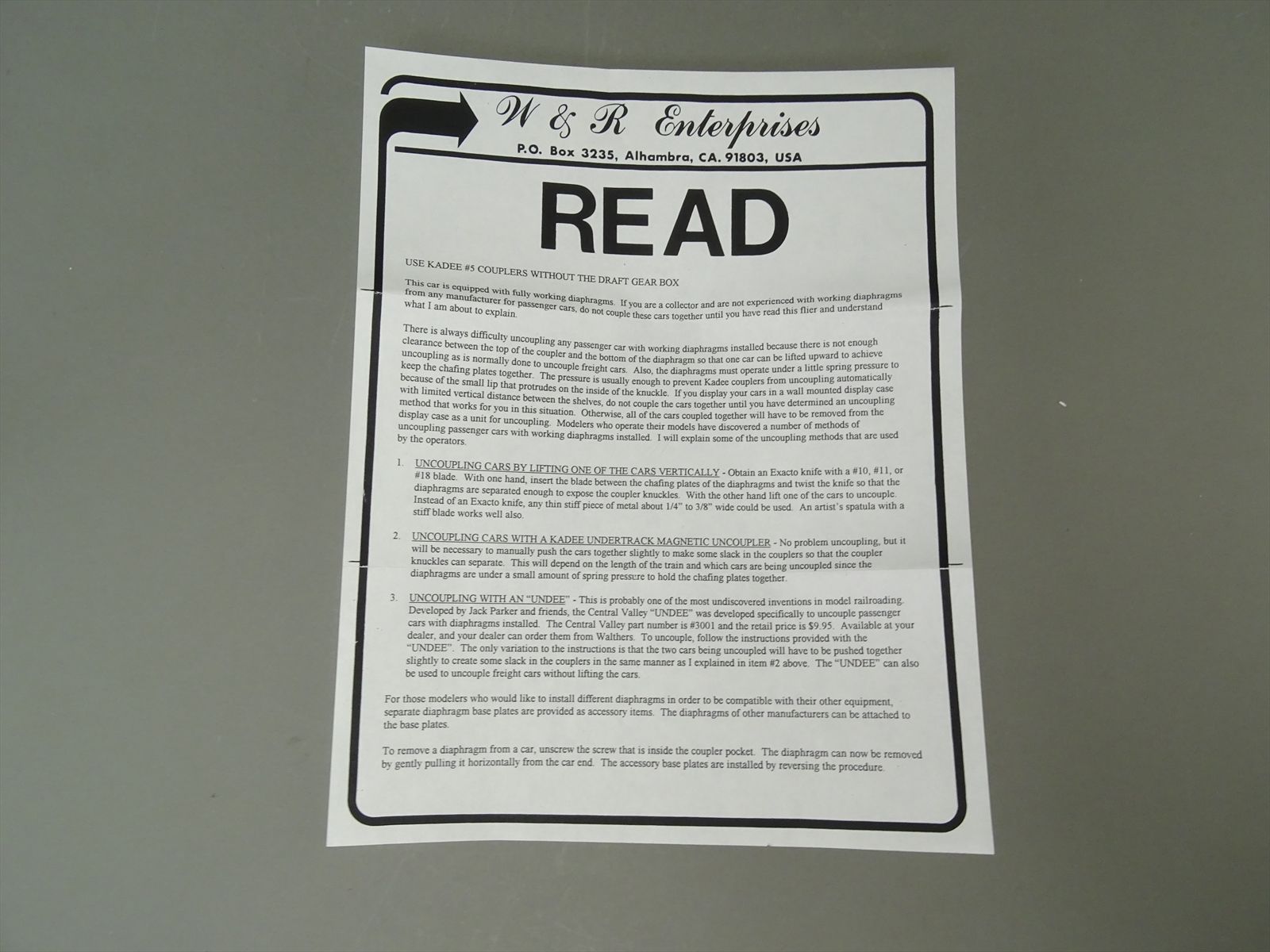 HO Brass Model - W&R NP Northern Pacific 1946 NCL North Coast Limited ...