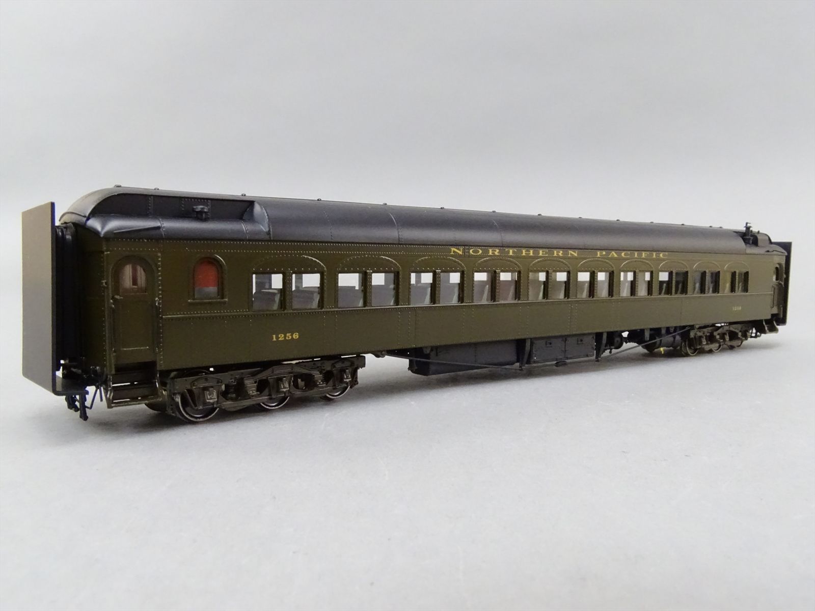 HO Brass Model - W&R NP Northern Pacific Coach Pullman Green #1256 - F ...