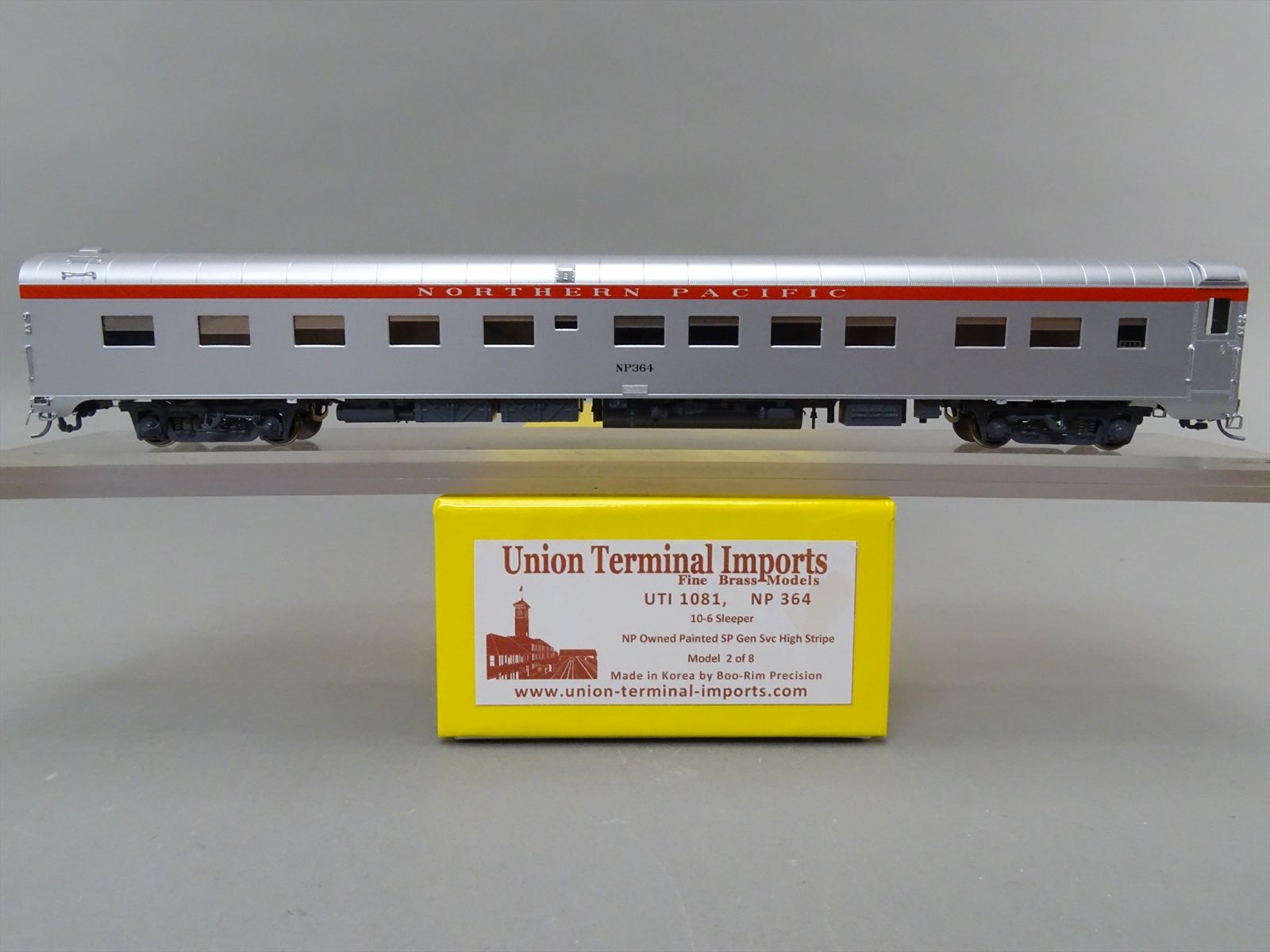 HO Brass Model - UTI 1081 NP Northern Pacific 10-6 Sleeper SP General ...