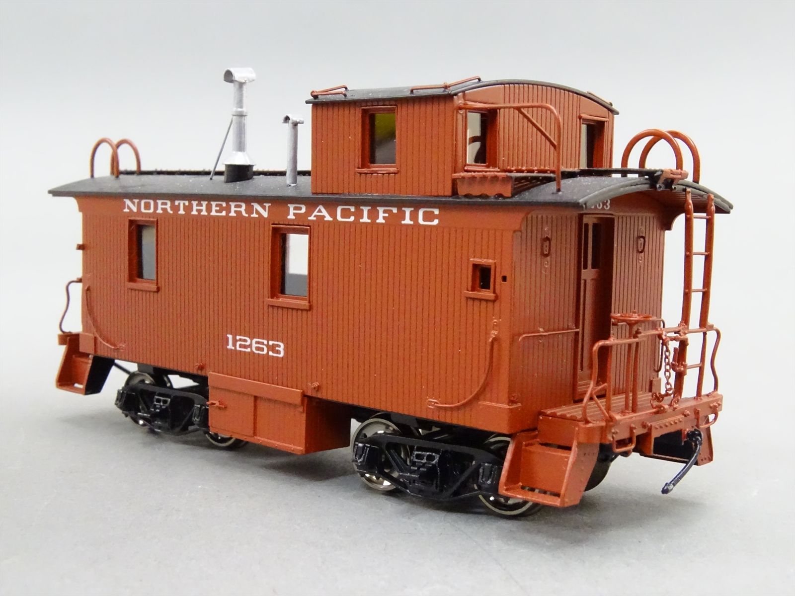 HO Brass Model - W&R NP Northern Pacific 24' Wood Caboose #1263 - F/P ...