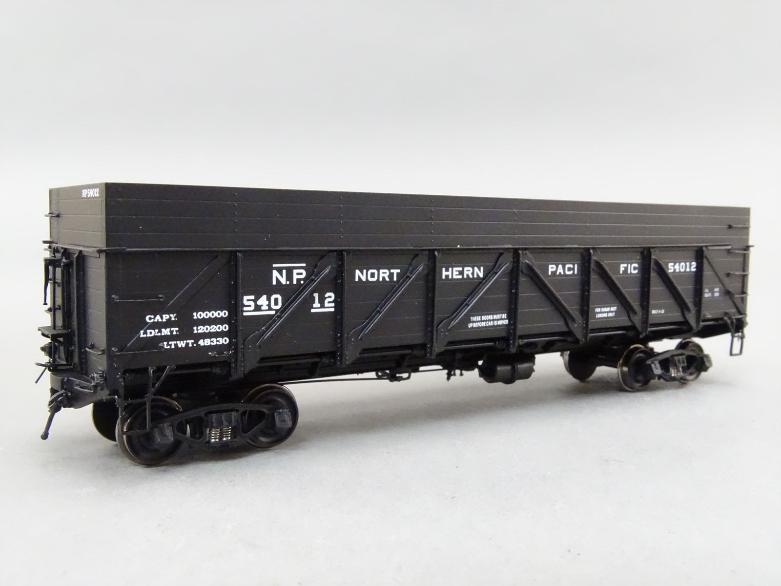 HO Brass Model - W&R NP Northern Pacific Sugar Beet Car Black Version 4 ...
