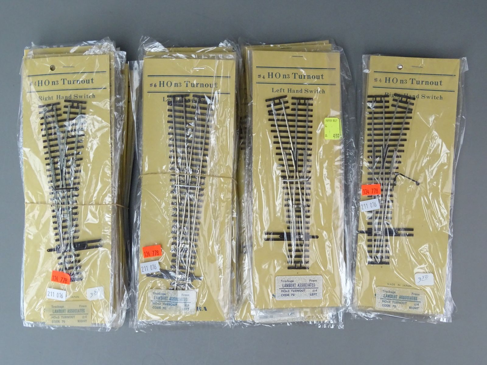 HOn3 Model Accessory - Lambert Shinohara Track Lot of 34 Various - AS ...