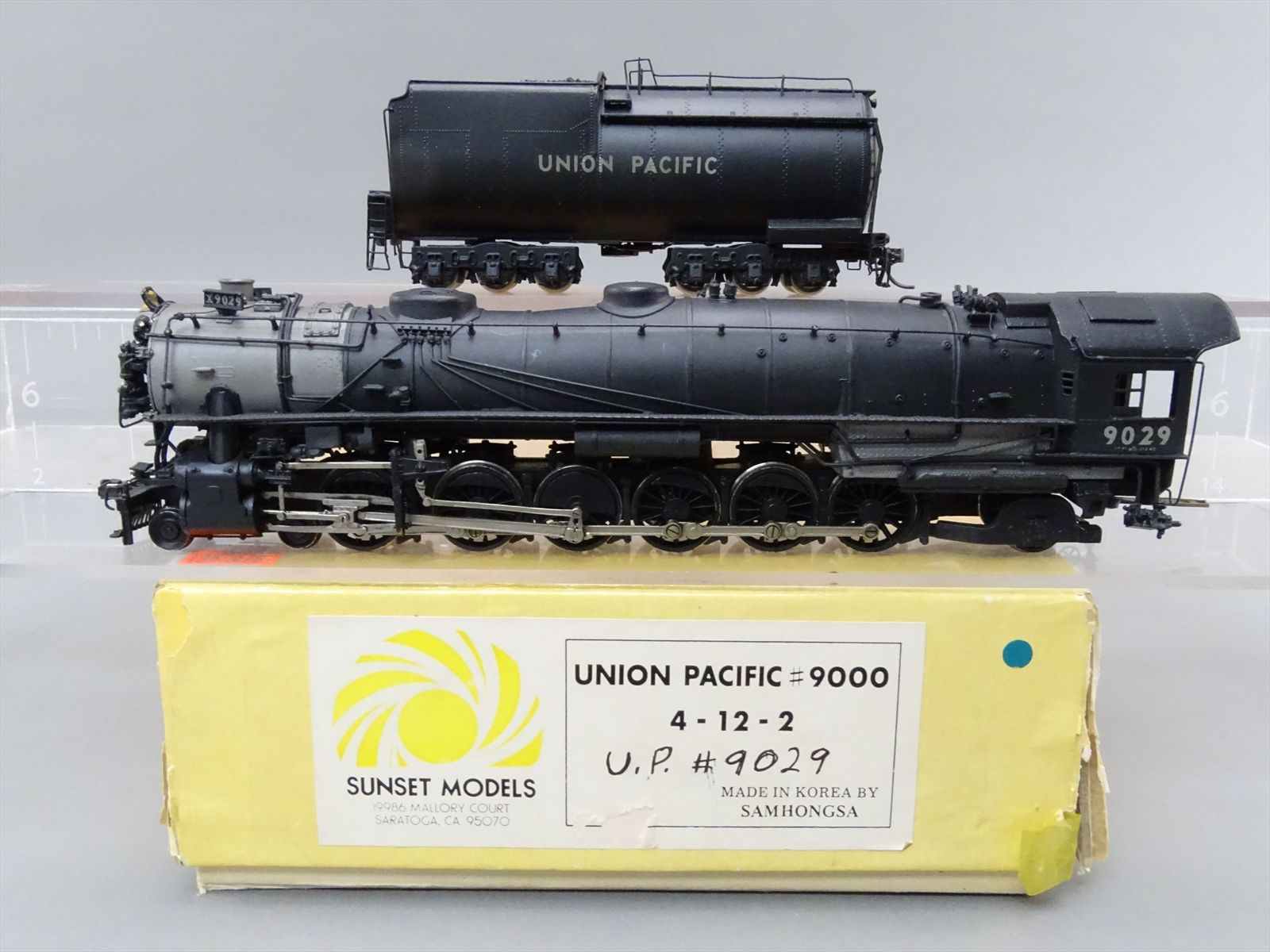 HO Brass Model - Sunset UP Union Pacific 4-12-2 #9029 - Custom + Light ...