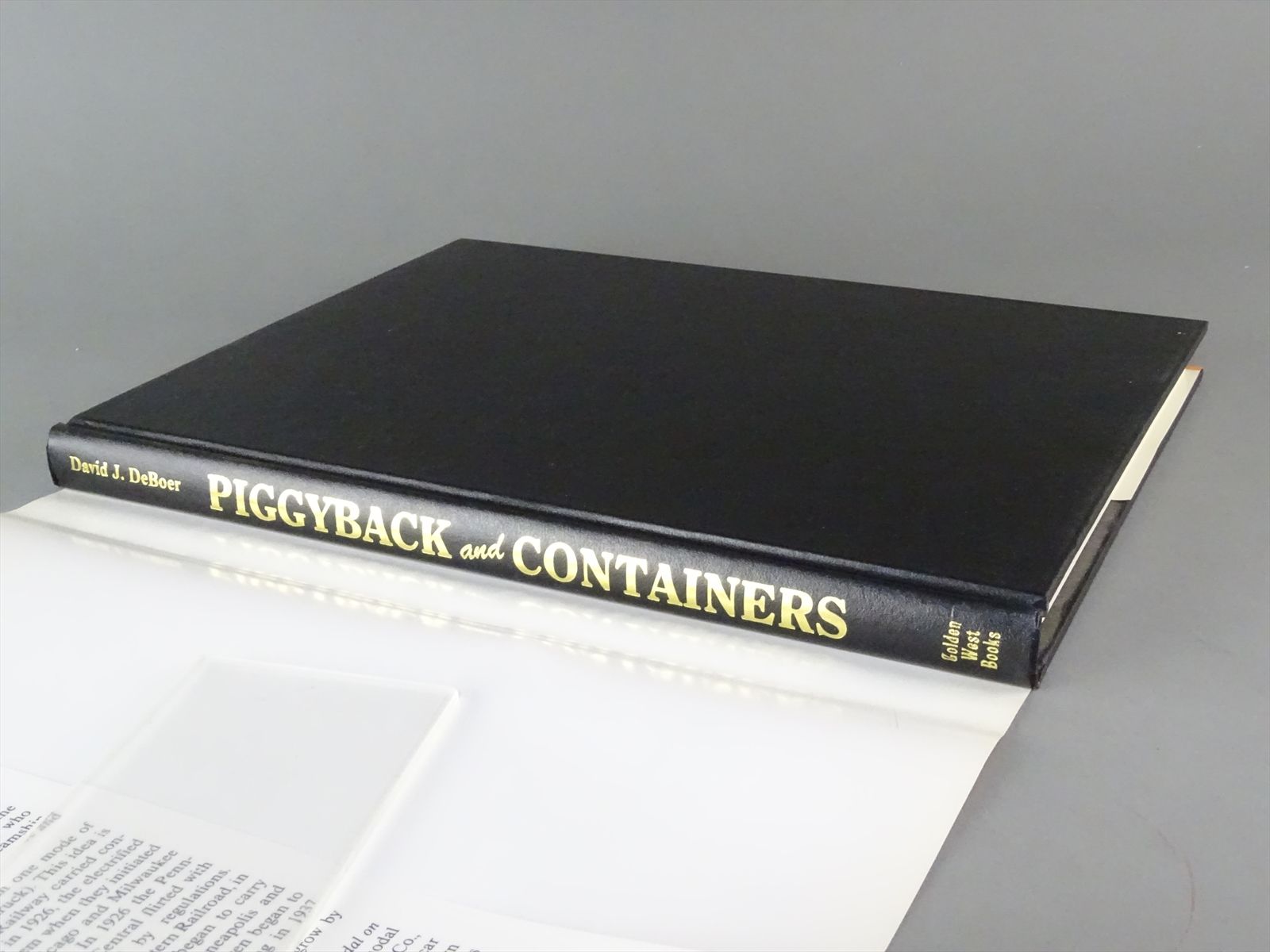 Railroad Book - Piggyback and Containers - David DeBoer - SIGNED