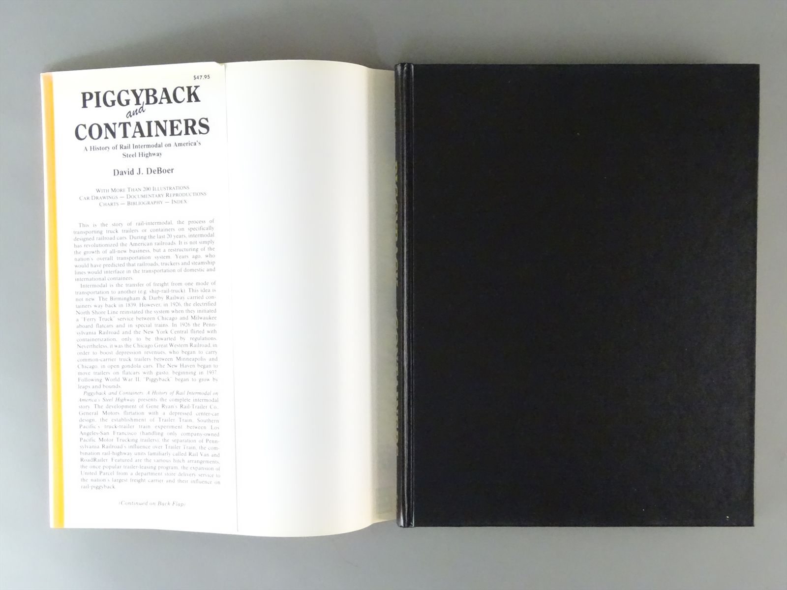 Railroad Book - Piggyback and Containers - David DeBoer - SIGNED