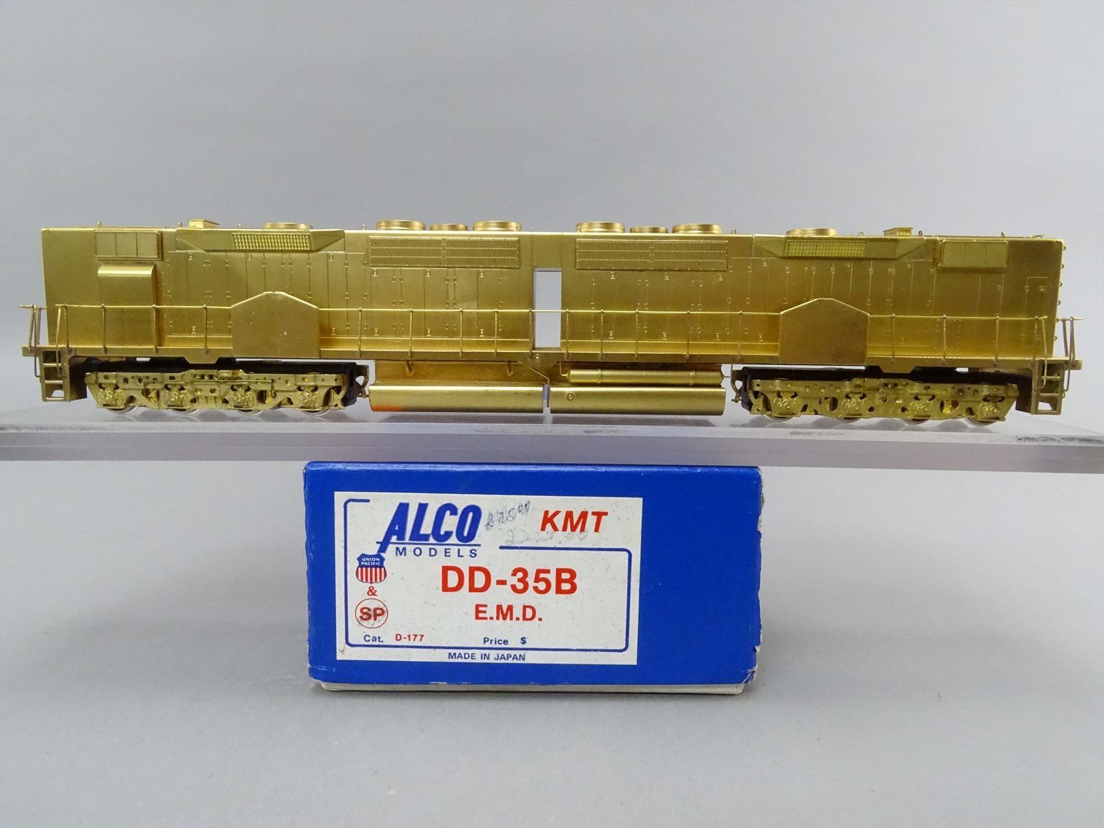 HO Brass Model - ALCO D-177 UP Union Pacific EMD DD35B - Unpainted - 1980 Run - KMT