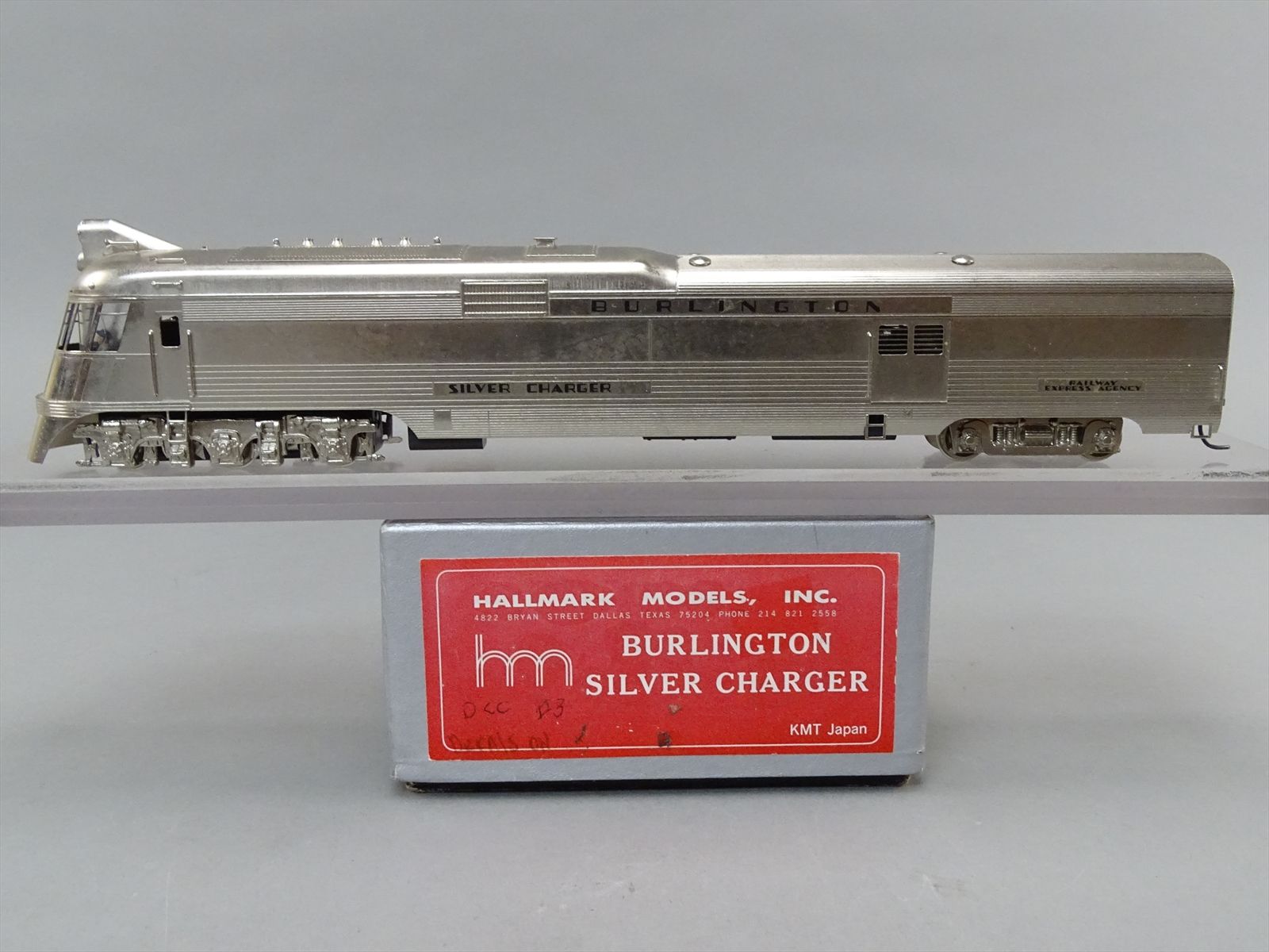 HO Brass Model - HM Hallmark CB&Q Burlington General Pershing Silver ...