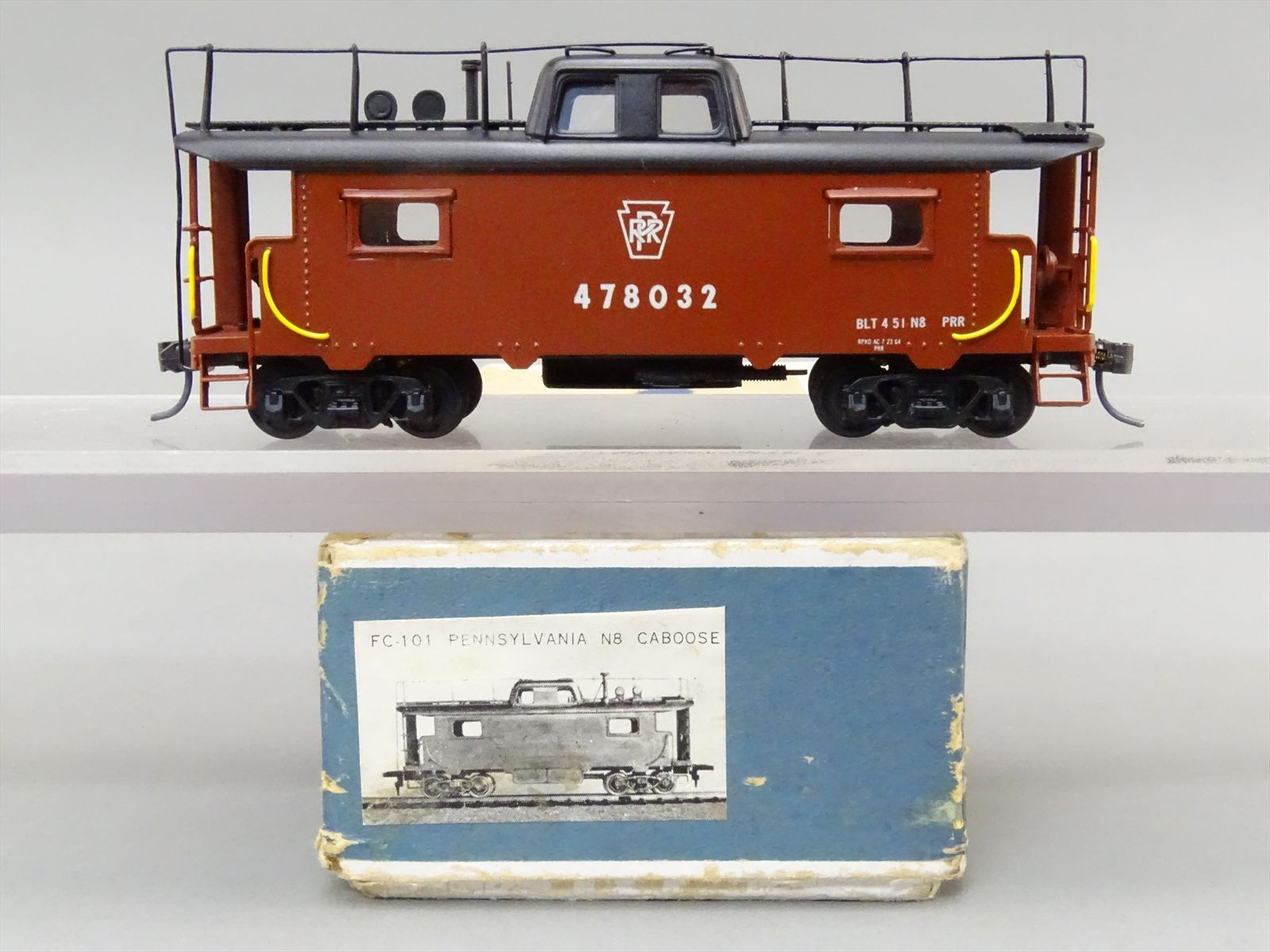 HO Brass Model - Gem FC-101 PRR Pennsylvania N8 Caboose #478032 ...