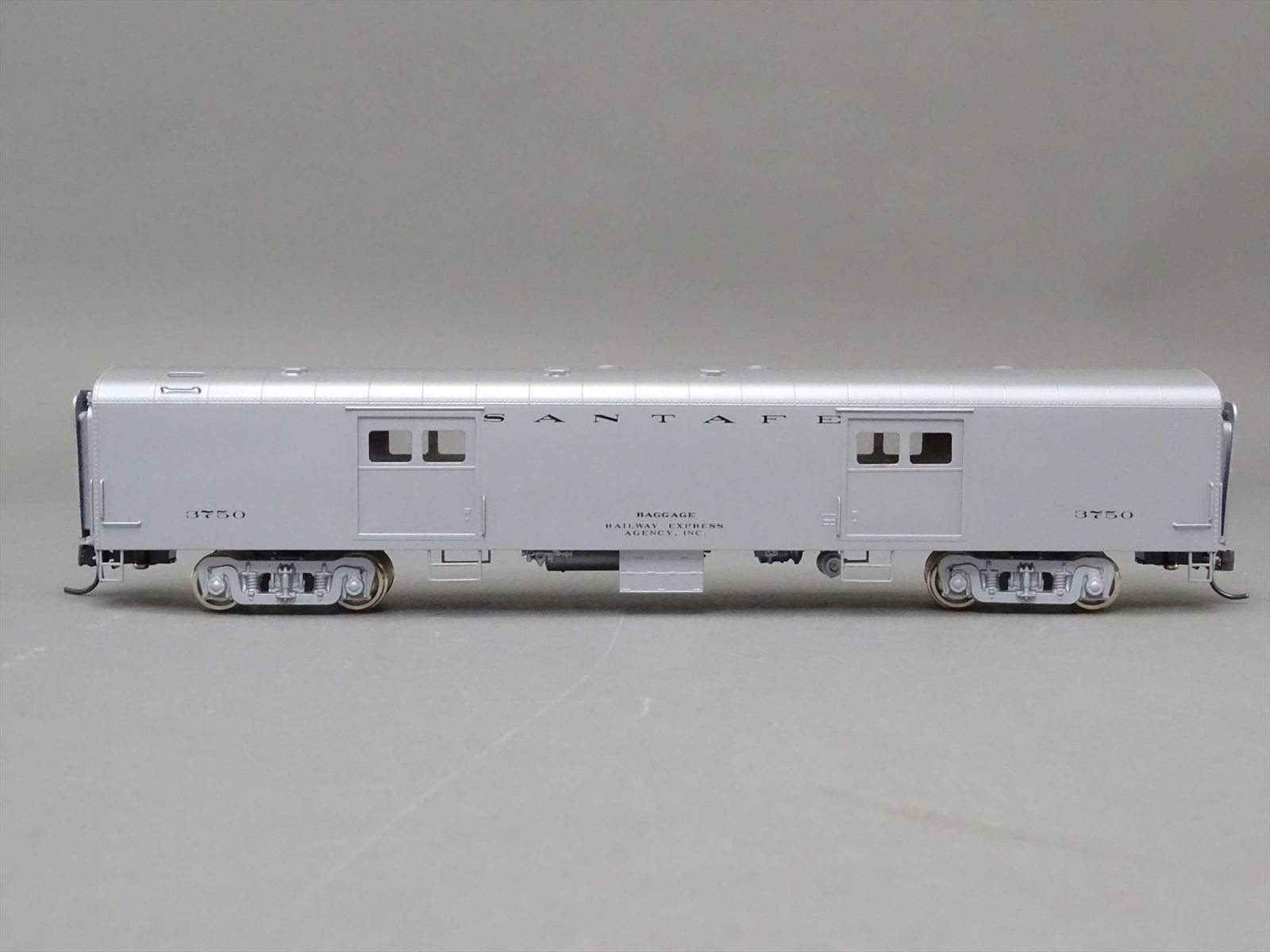 HO Brass Model - TCY AT&SF Santa Fe 64' Baggage Car #3750 - Custom ...