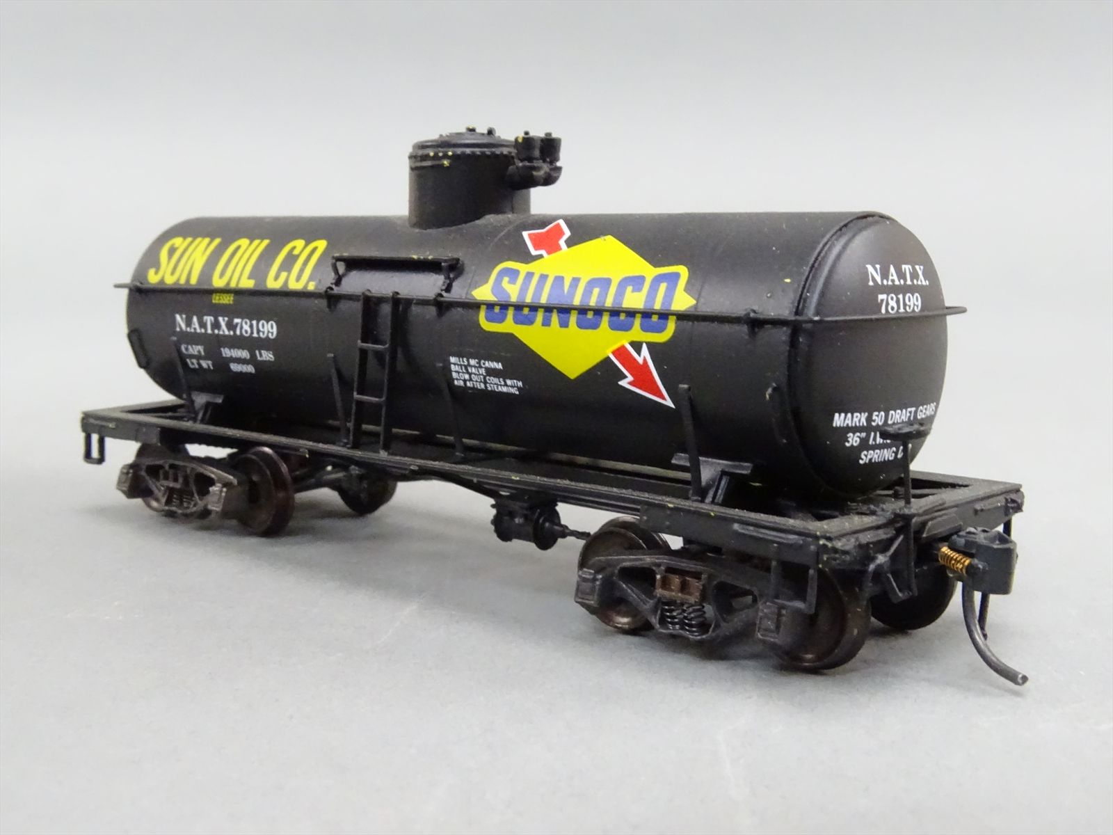 HO Brass Model - Sunset PRR Pennsylvania as Sun Oil TM8 Tank Car Single ...