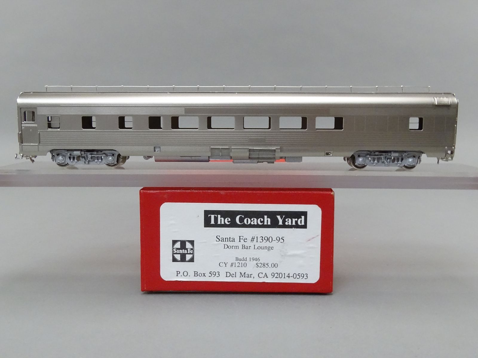 HO Brass Model - TCY 1210 AT&SF Santa Fe Dorm Dormitory Bar Lounge ...