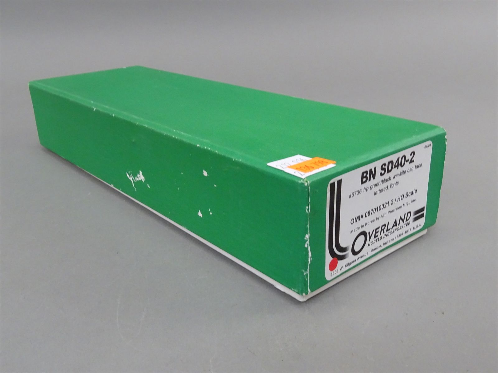 HO Brass Model - OMI 87010021.2 BN Burlington Northern SD40-2 Diesel ...