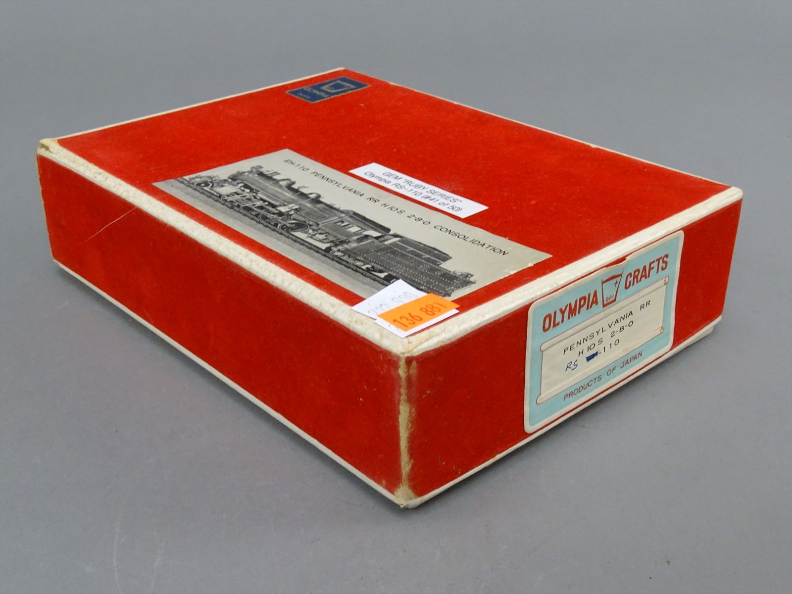 HO Brass Model - GEM RS-110 Ruby Series PRR Pennsylvania 2-8-0 H10s ...