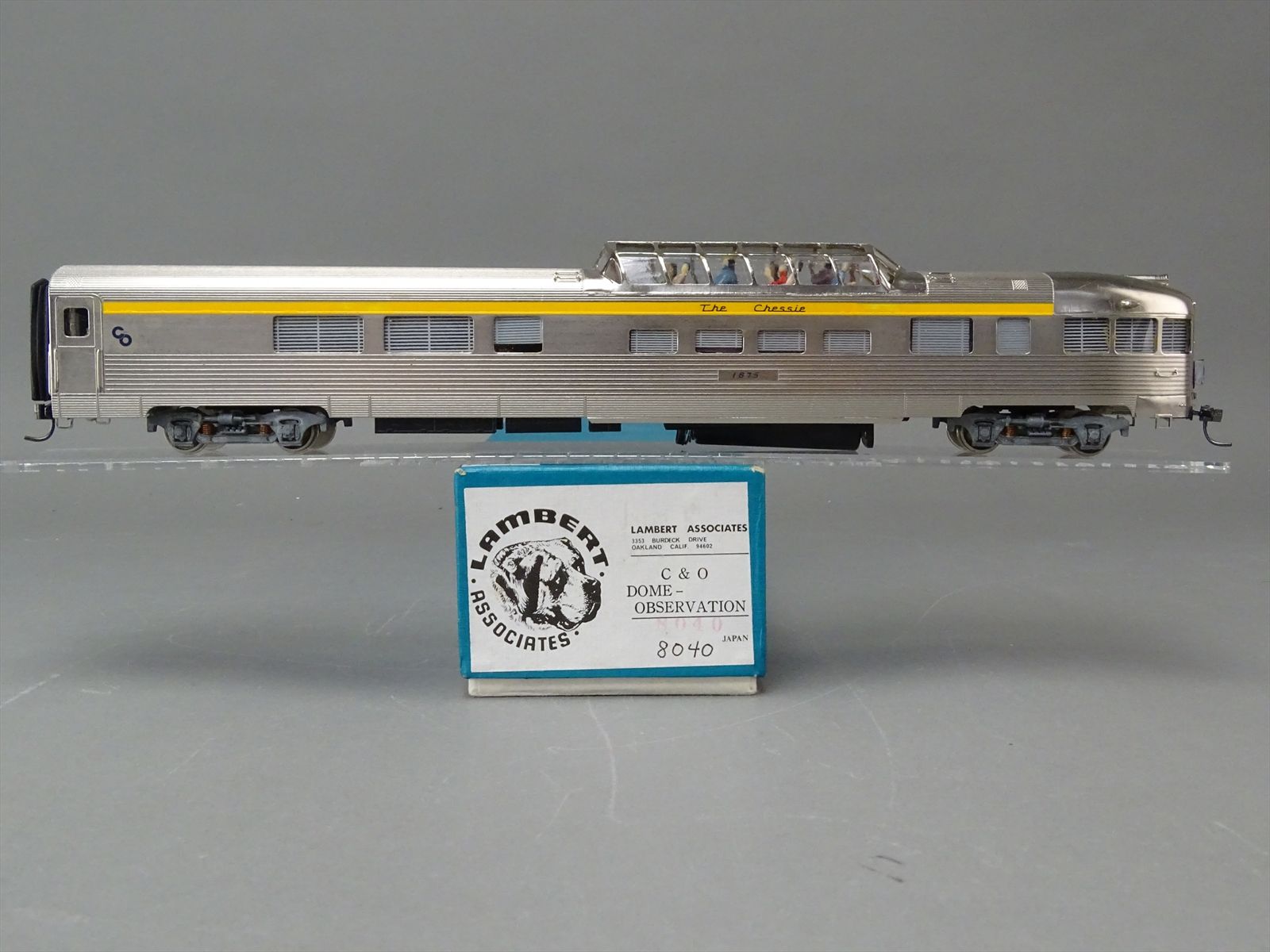 HO Brass Model - Lambert 8040 C&O Chesapeake & Ohio Dome Observation ...