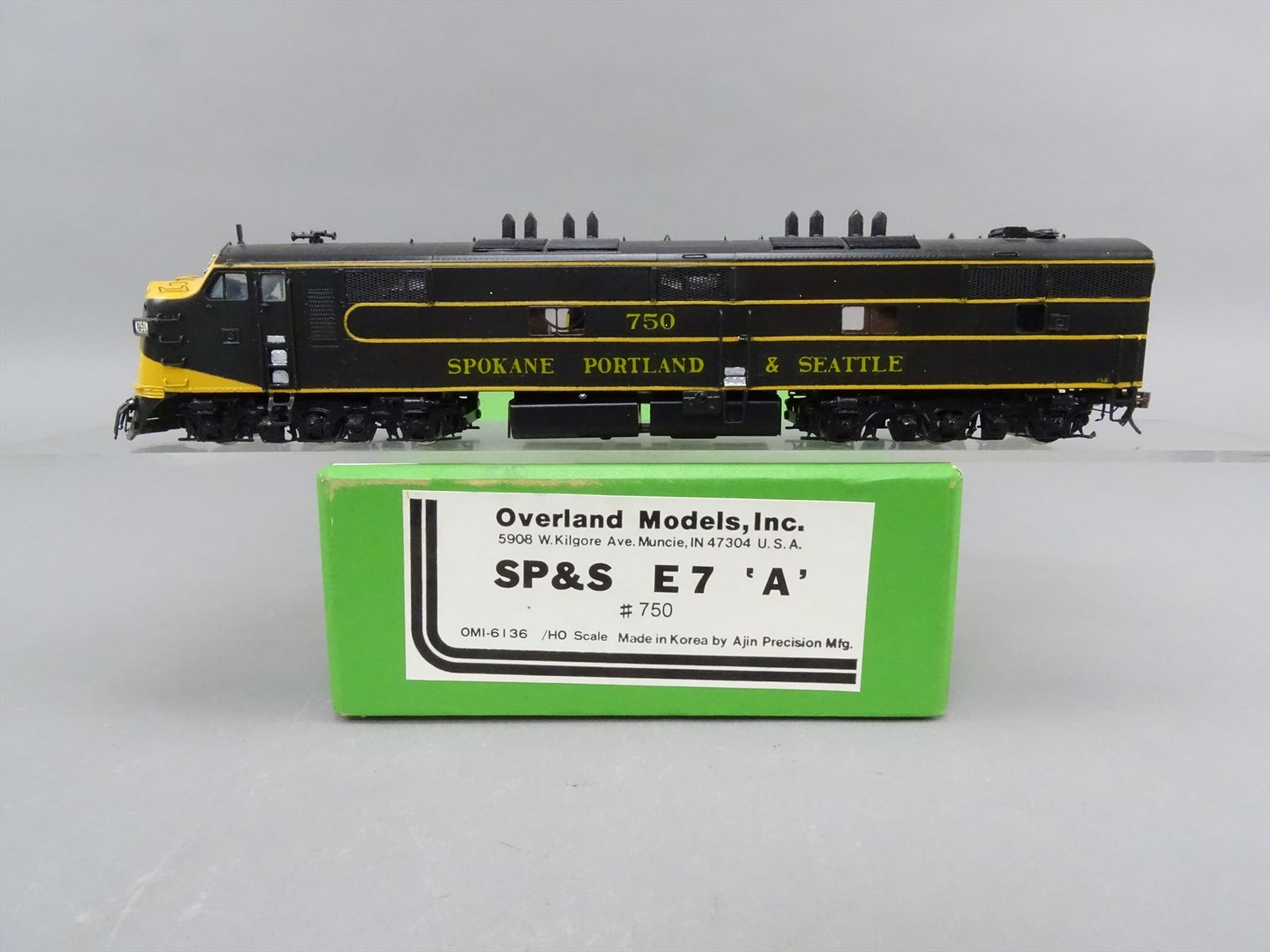 HO Brass Model - OMI 6136 SP&S Spokane Portland & Seattle E7 E7A #750 - Fair Custom + DCC ...