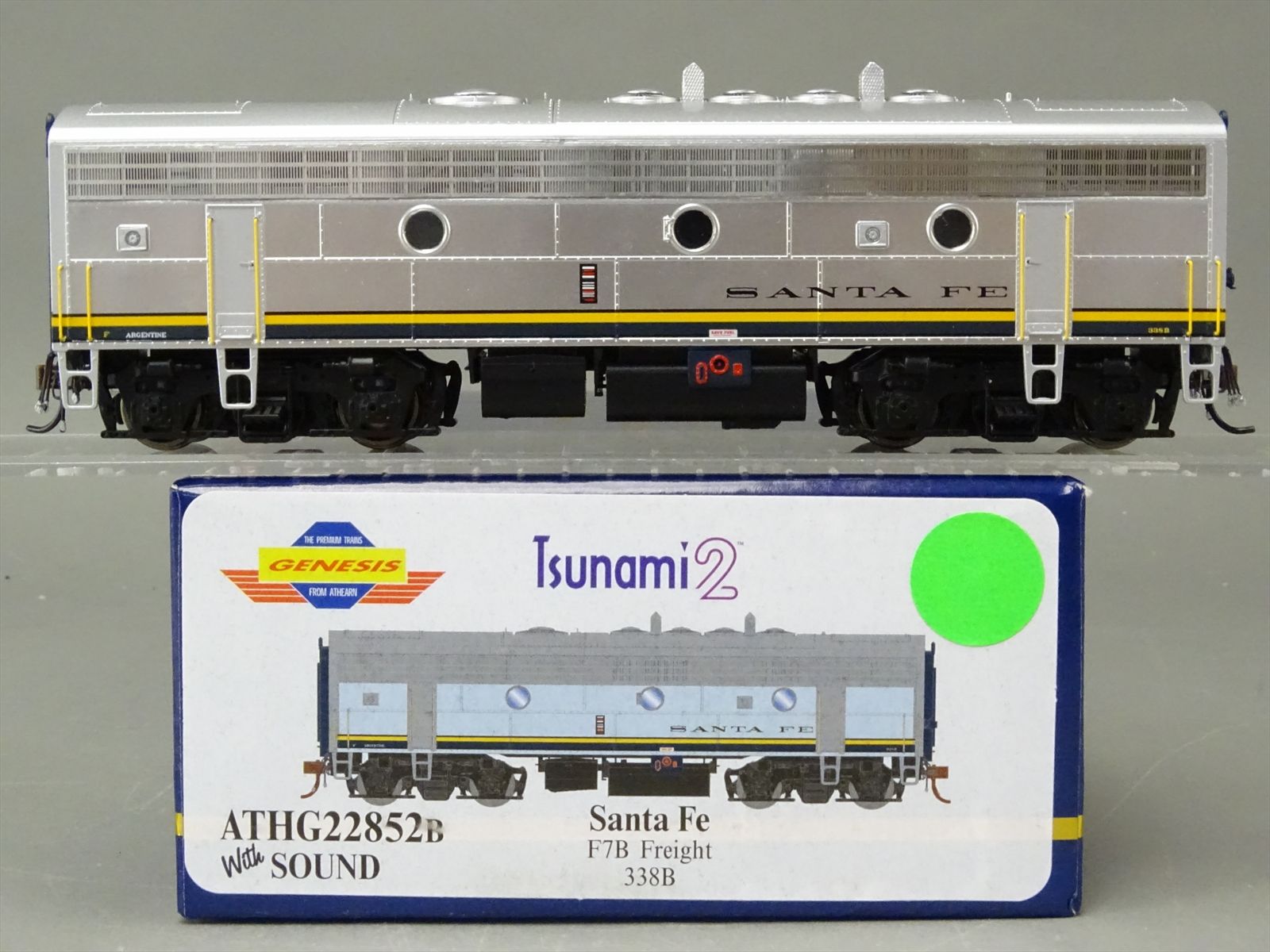 HO Plastic Model - Athearn Genesis AthG22852B AT&SF Santa Fe F7 F7B Freight Service #338B - F/P ...
