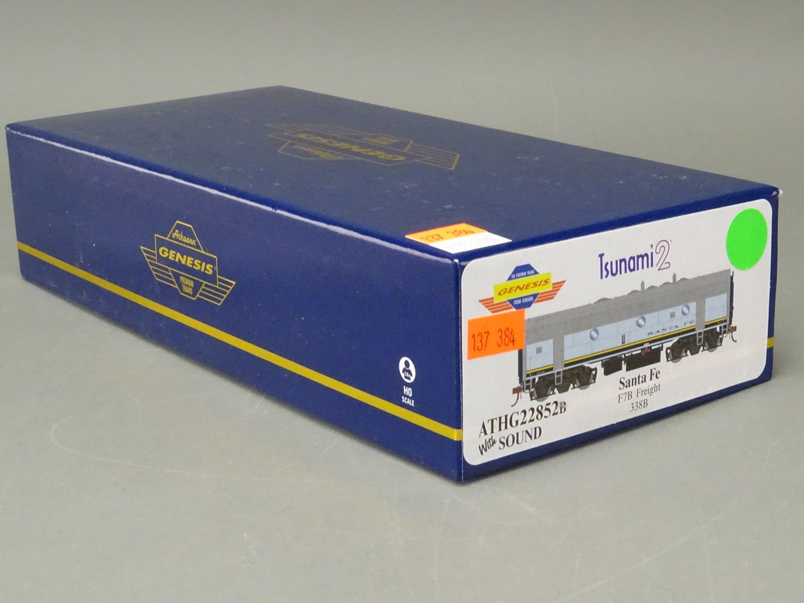 HO Plastic Model - Athearn Genesis AthG22852B AT&SF Santa Fe F7 F7B Freight Service #338B - F/P ...