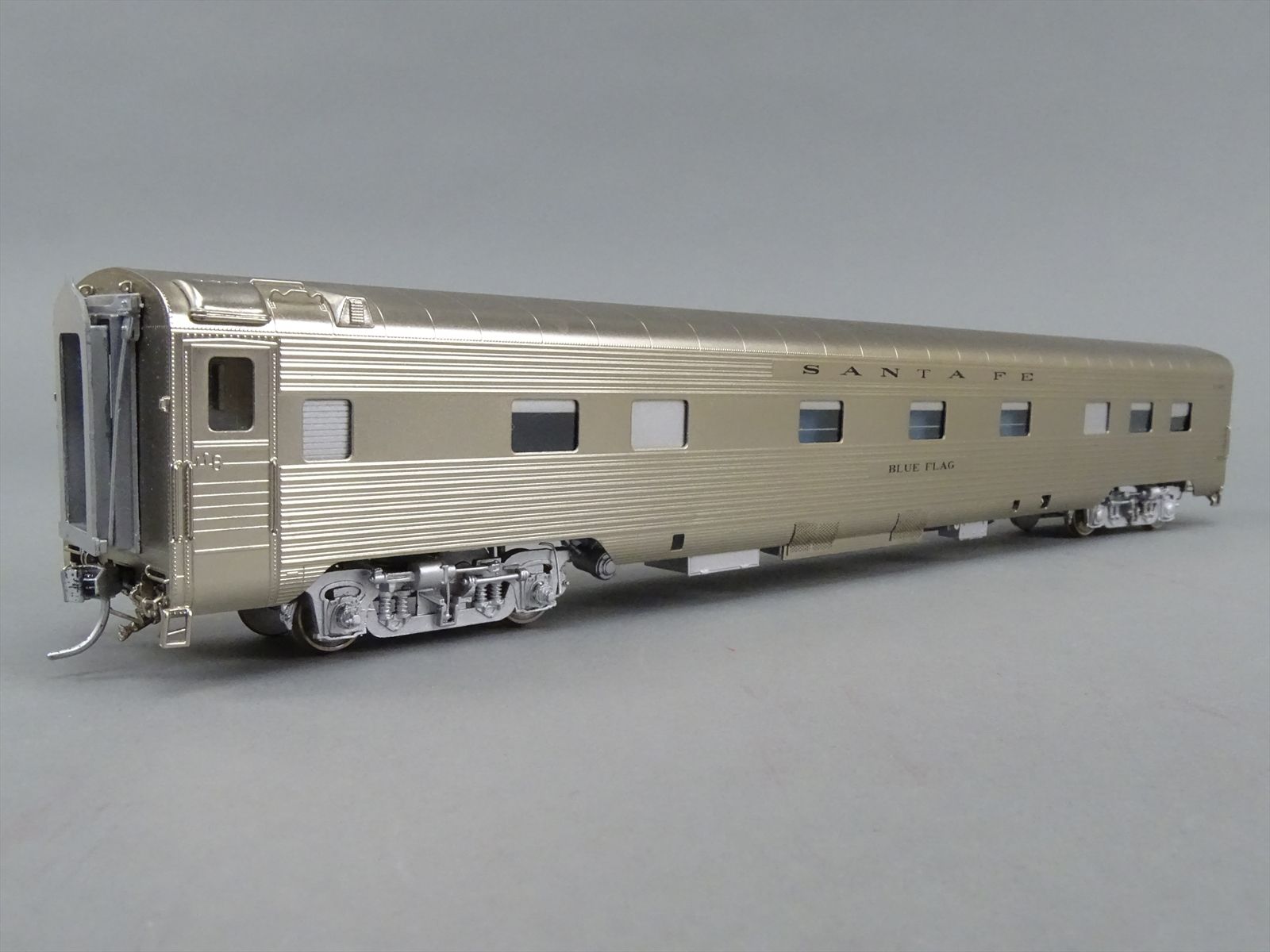 HO Brass Model - TCY 1222 AT&SF Santa Fe 10-3-2 LW Sleeper Blue Flag ...