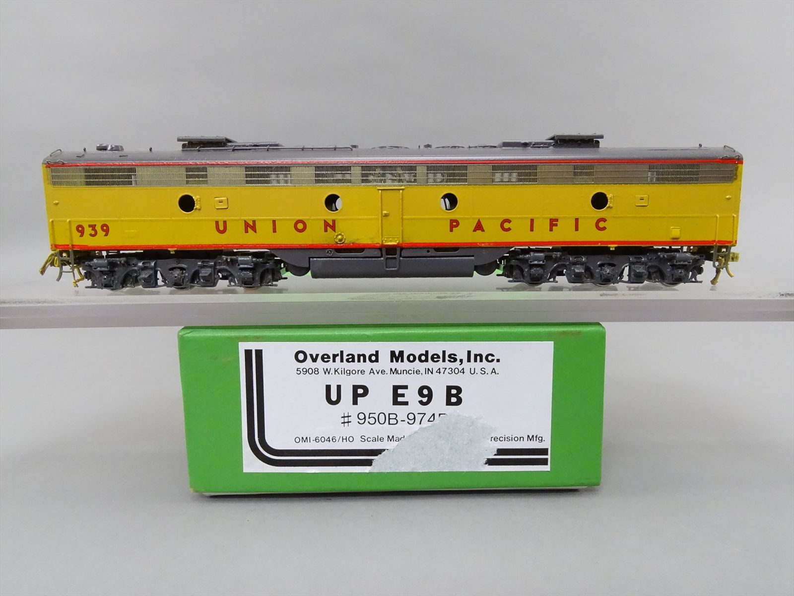 HO Brass Model - OMI 6046 UP Union Pacific E9 E9B #939 - Poor Custom ...