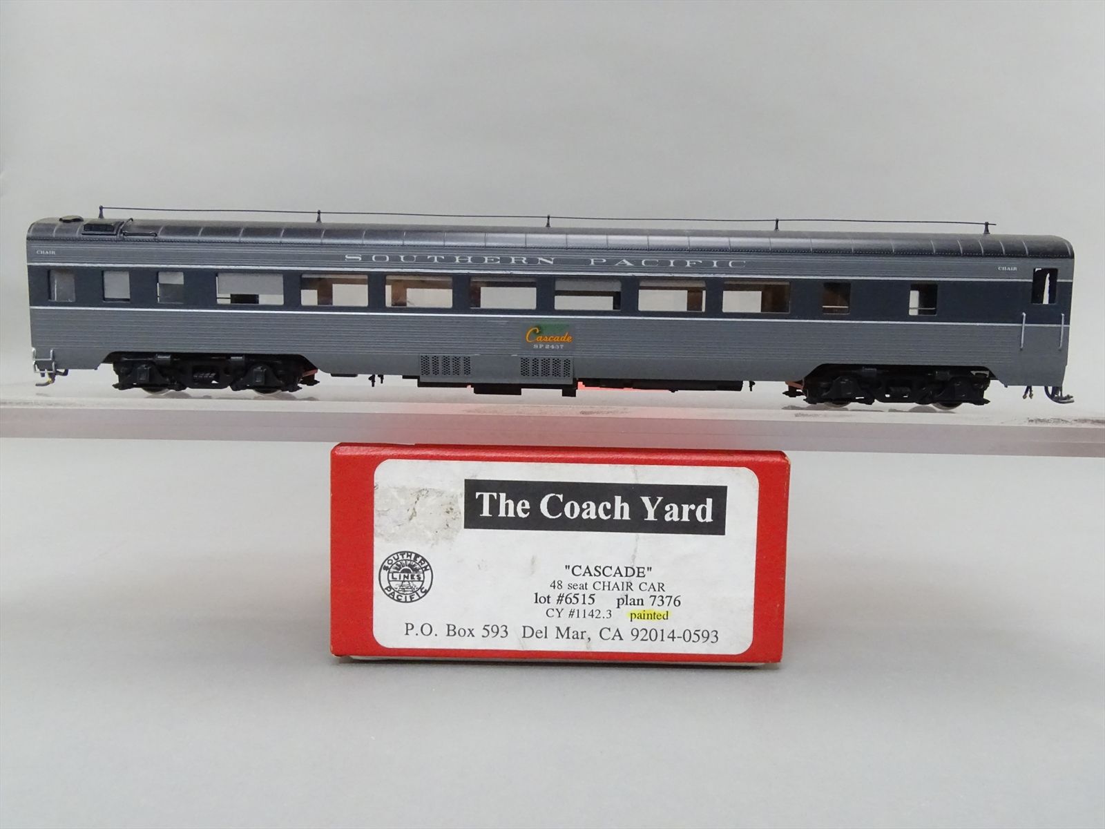 HO Brass Model - TCY 1142.3 SP Southern Pacific 48 Seat Chair Car ...