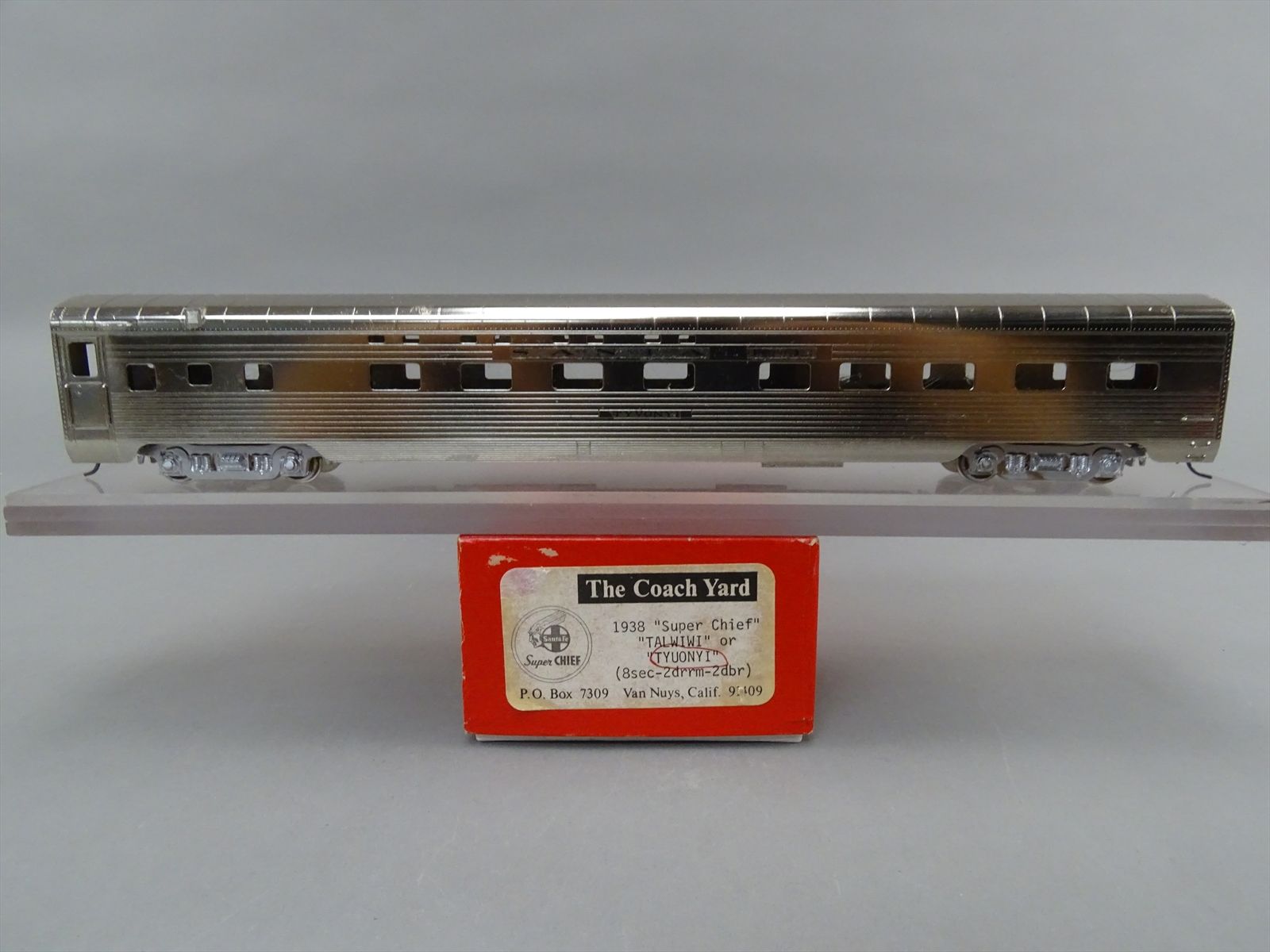 HO Brass Model - TCY AT&SF Santa Fe 1938 Super Chief 8-2-2 LW Sleeper ...