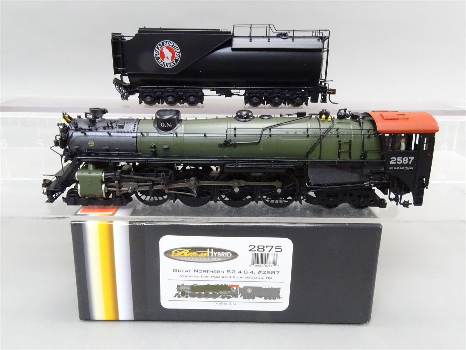 HO Brass Hybrid Model - BLI 2875 GN Great Northern S2 4-8-4 Vestibule ...