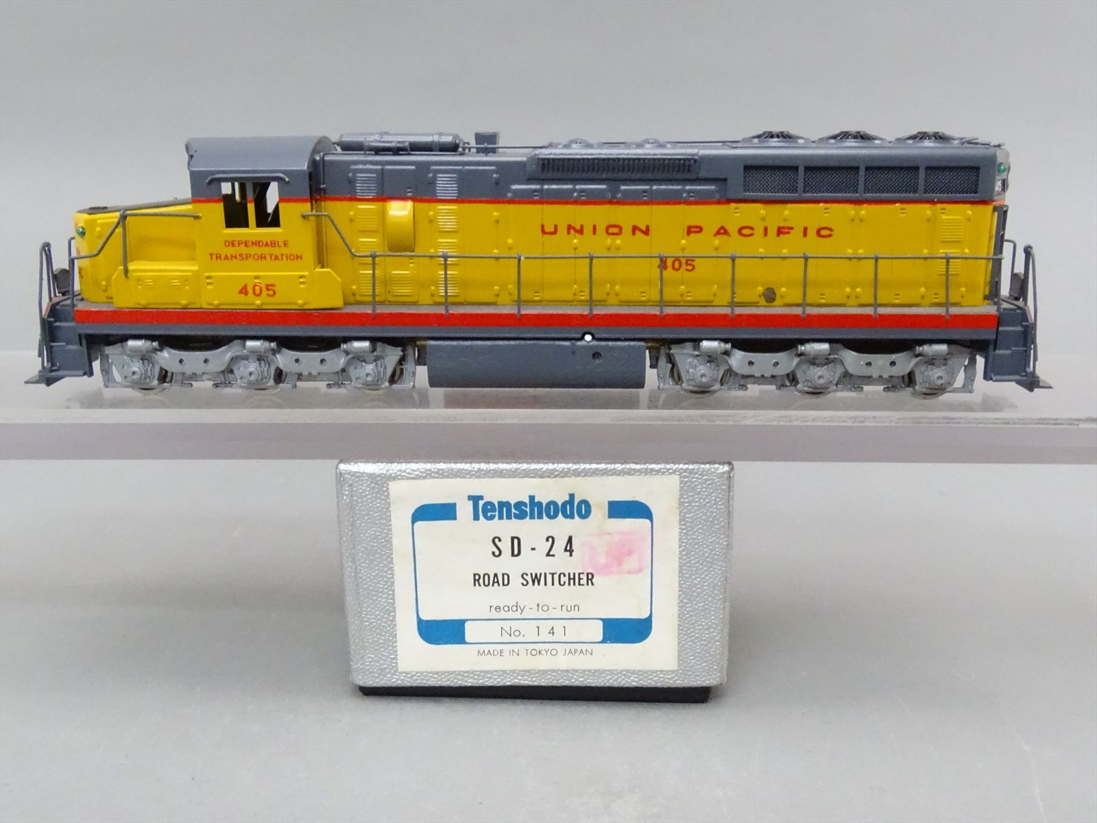 HO Brass Model - PFM 141 UP Union Pacific SD-24 #405 - F/P - Tenshodo