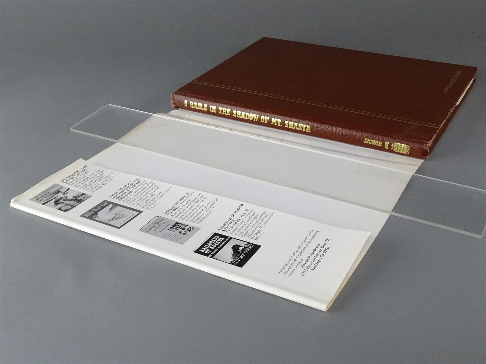 Railroad Book - Rails in the Shadow of Mt. Shasta - John Signor - 262 ...