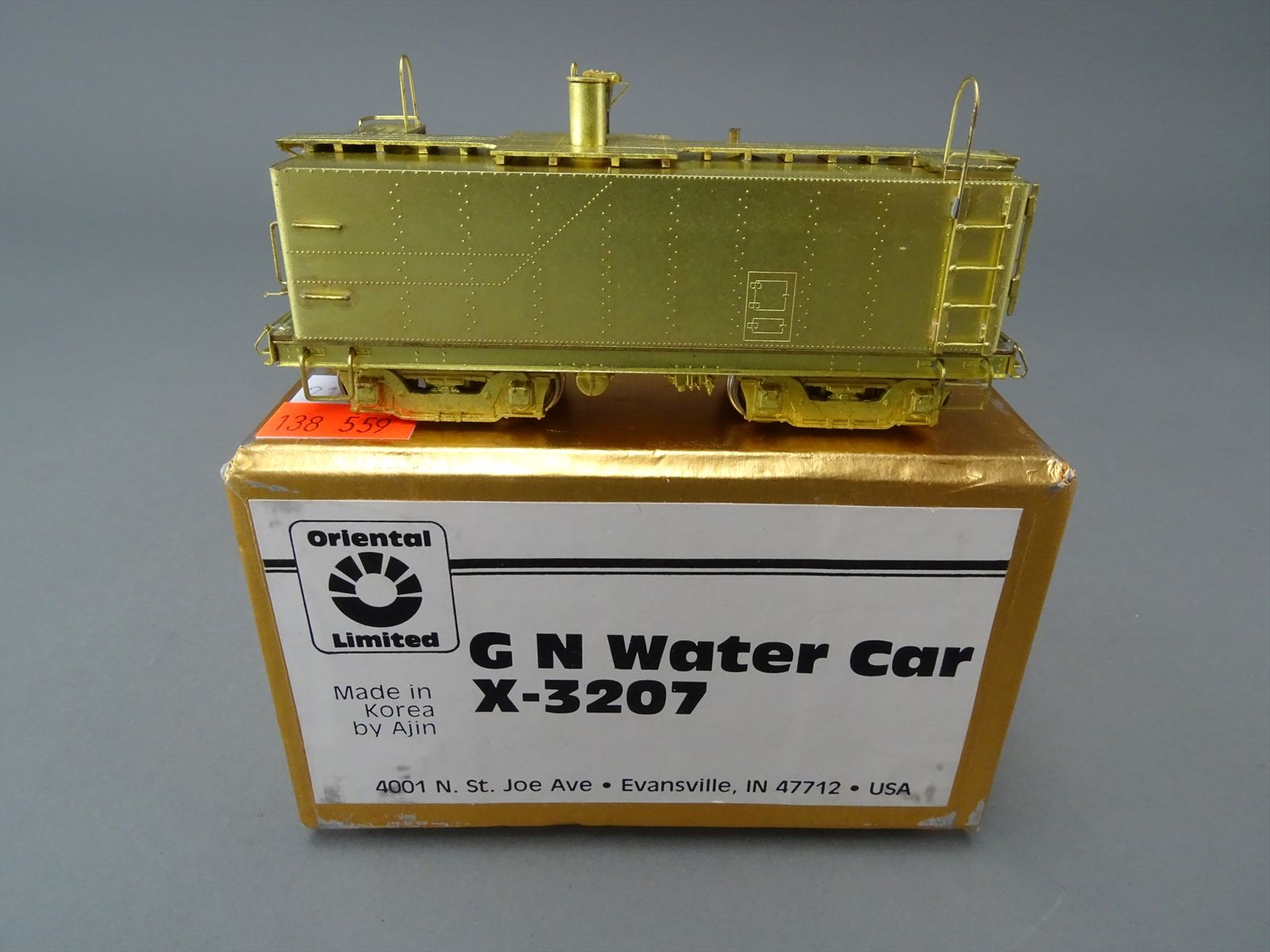 HO Brass Model - Oriental GN Great Northern Water Car X-3207 ...