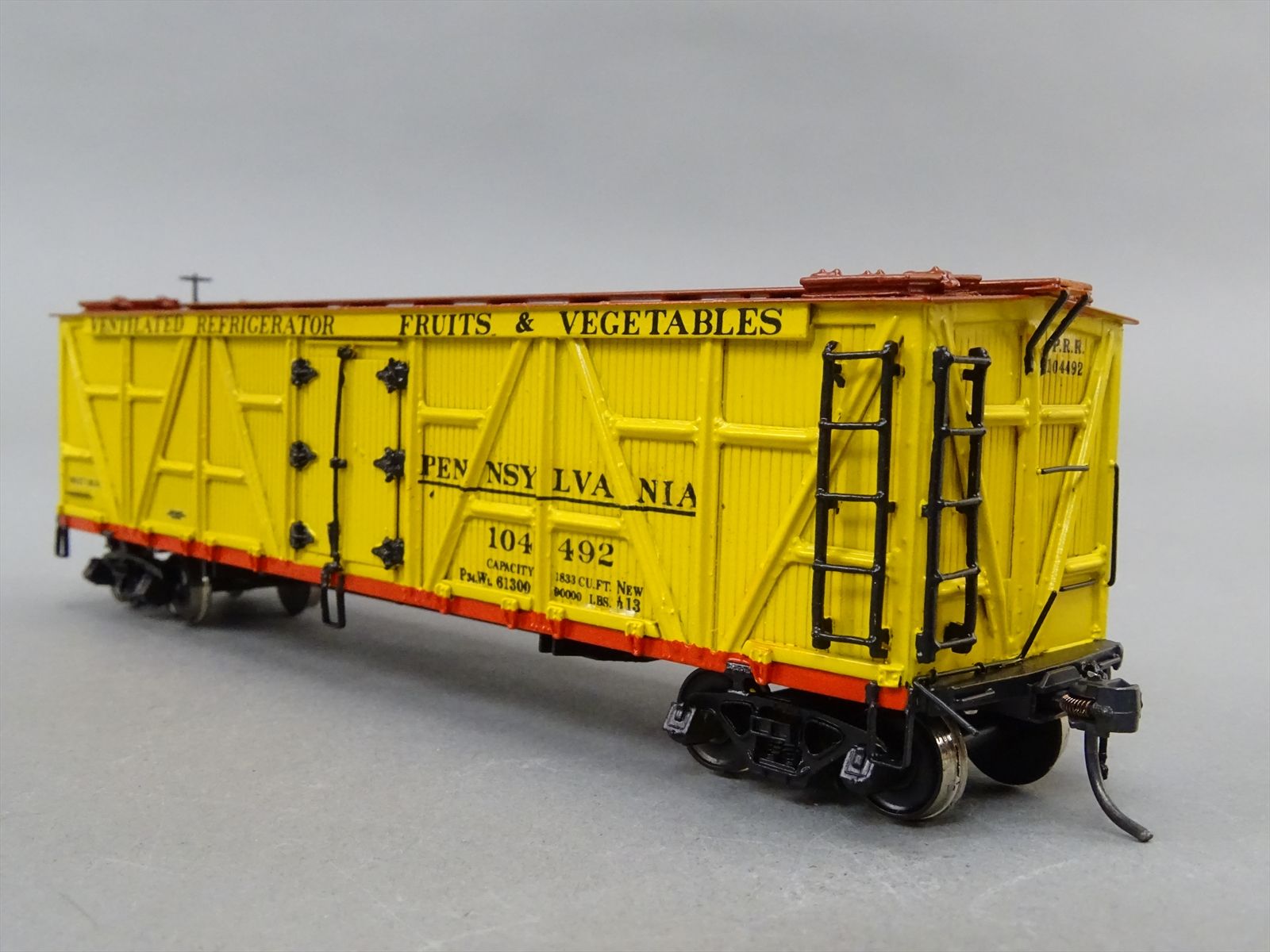 HO Brass Model - OMI 3069 FGEX PRR Pennsylvania R7 Reefer Refrigerator ...