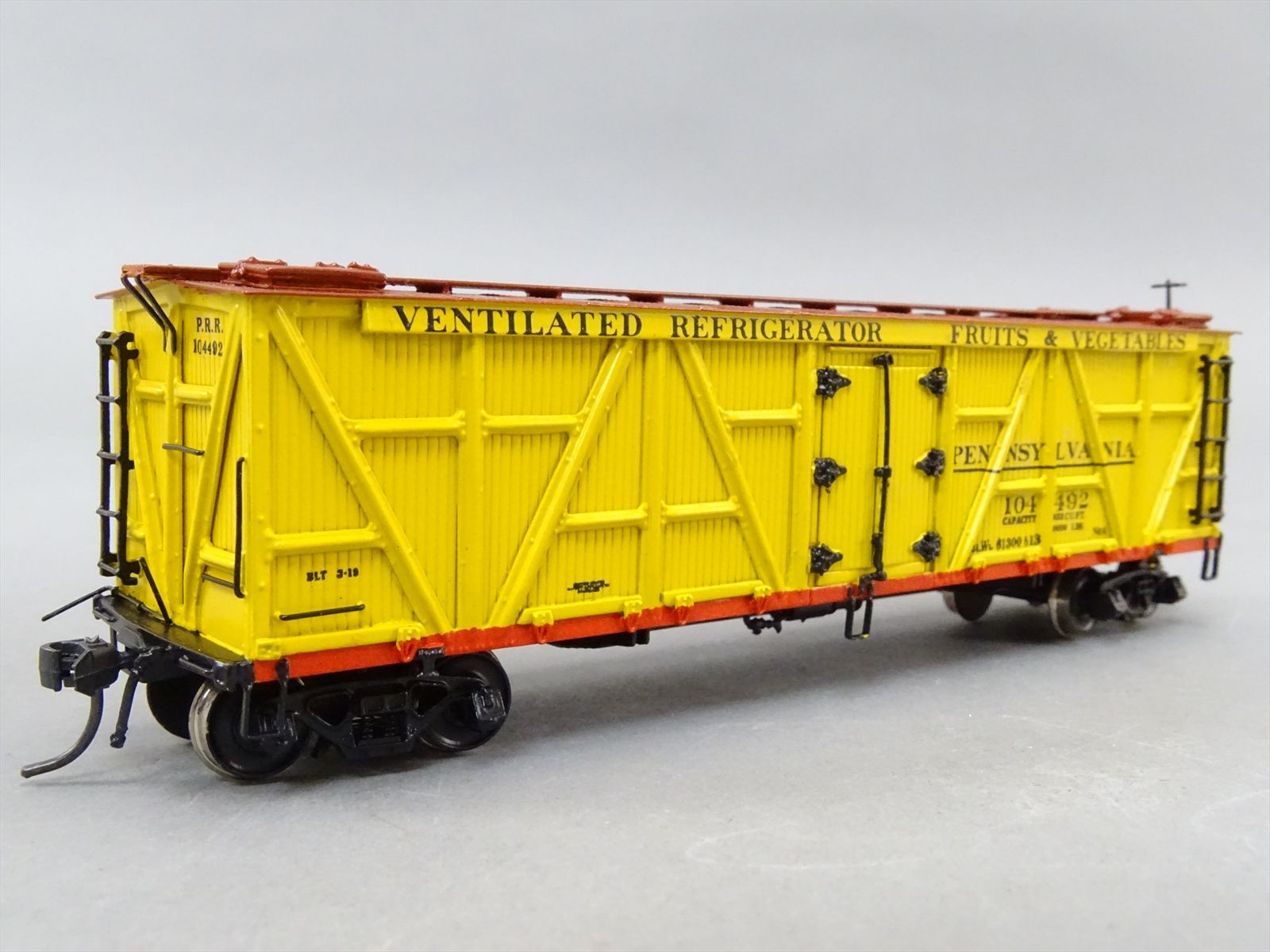 HO Brass Model - OMI 3069 FGEX PRR Pennsylvania R7 Reefer Refrigerator ...