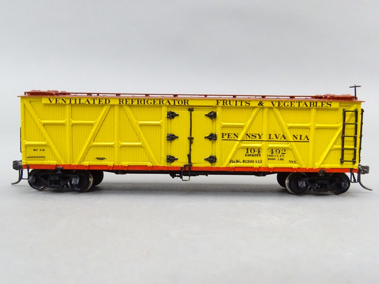 HO Brass Model - OMI 3069 FGEX PRR Pennsylvania R7 Reefer Refrigerator ...