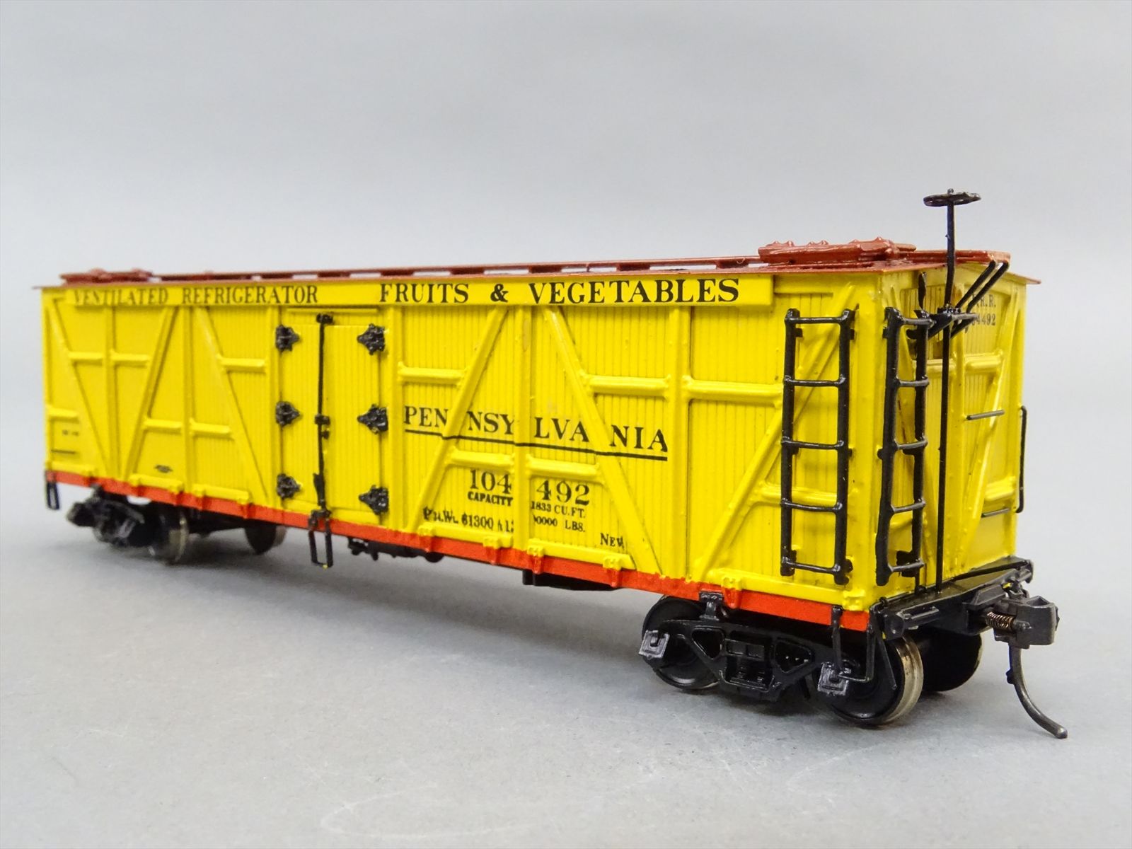 HO Brass Model - OMI 3069 FGEX PRR Pennsylvania R7 Reefer Refrigerator ...