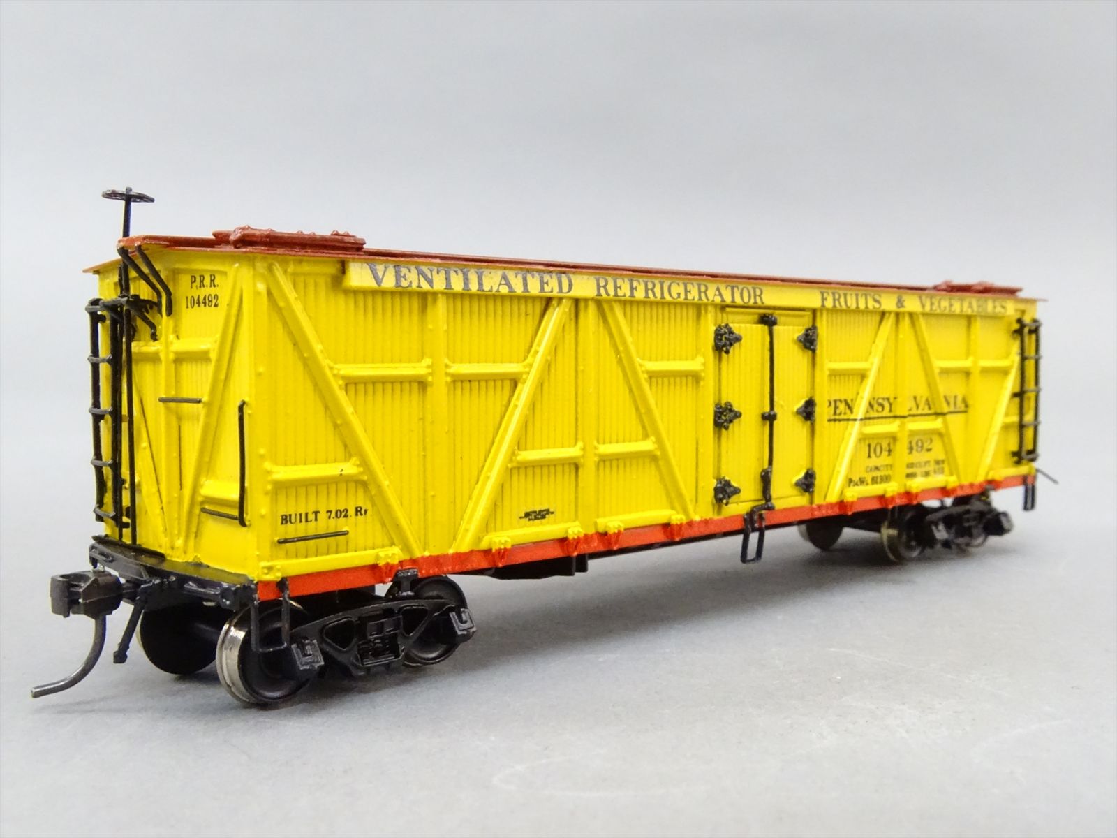 HO Brass Model - OMI 3069 FGEX PRR Pennsylvania R7 Reefer Refrigerator ...