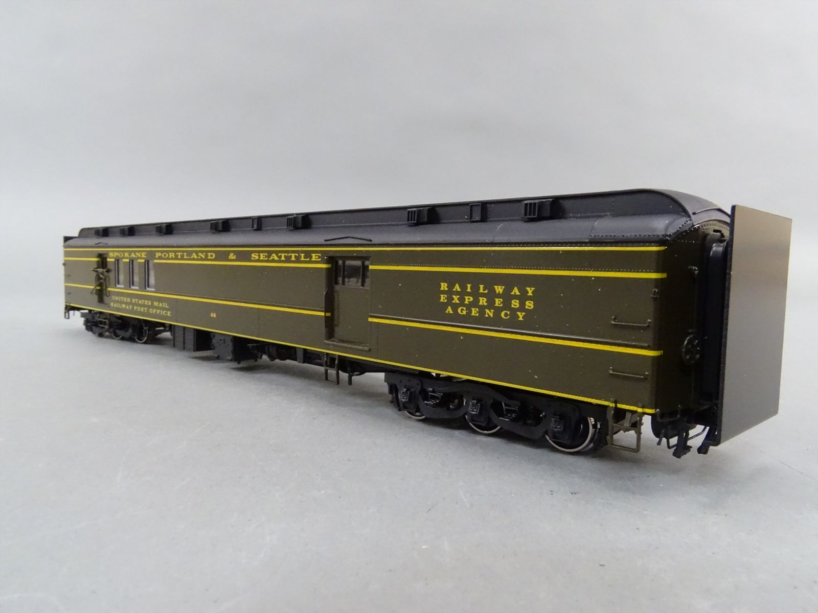 HO Brass Model - W&R SP&S Spokane Portland & Seattle Postal Car Pullman ...