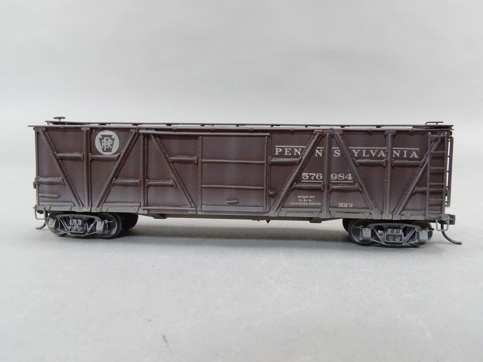 HO Brass Model - NJCB RS-607 PRR Pennsylvania X-23 Outside Braced Wood ...