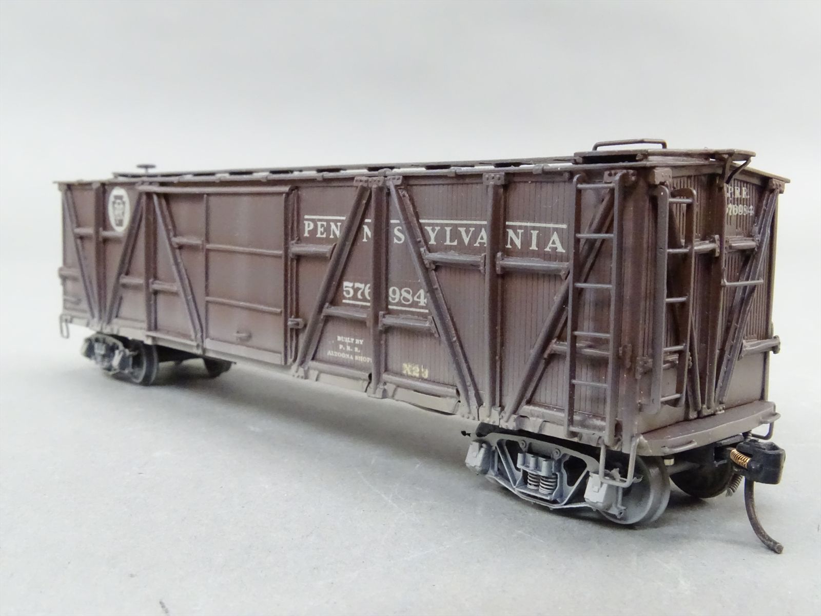 HO Brass Model - NJCB RS-607 PRR Pennsylvania X-23 Outside Braced Wood ...