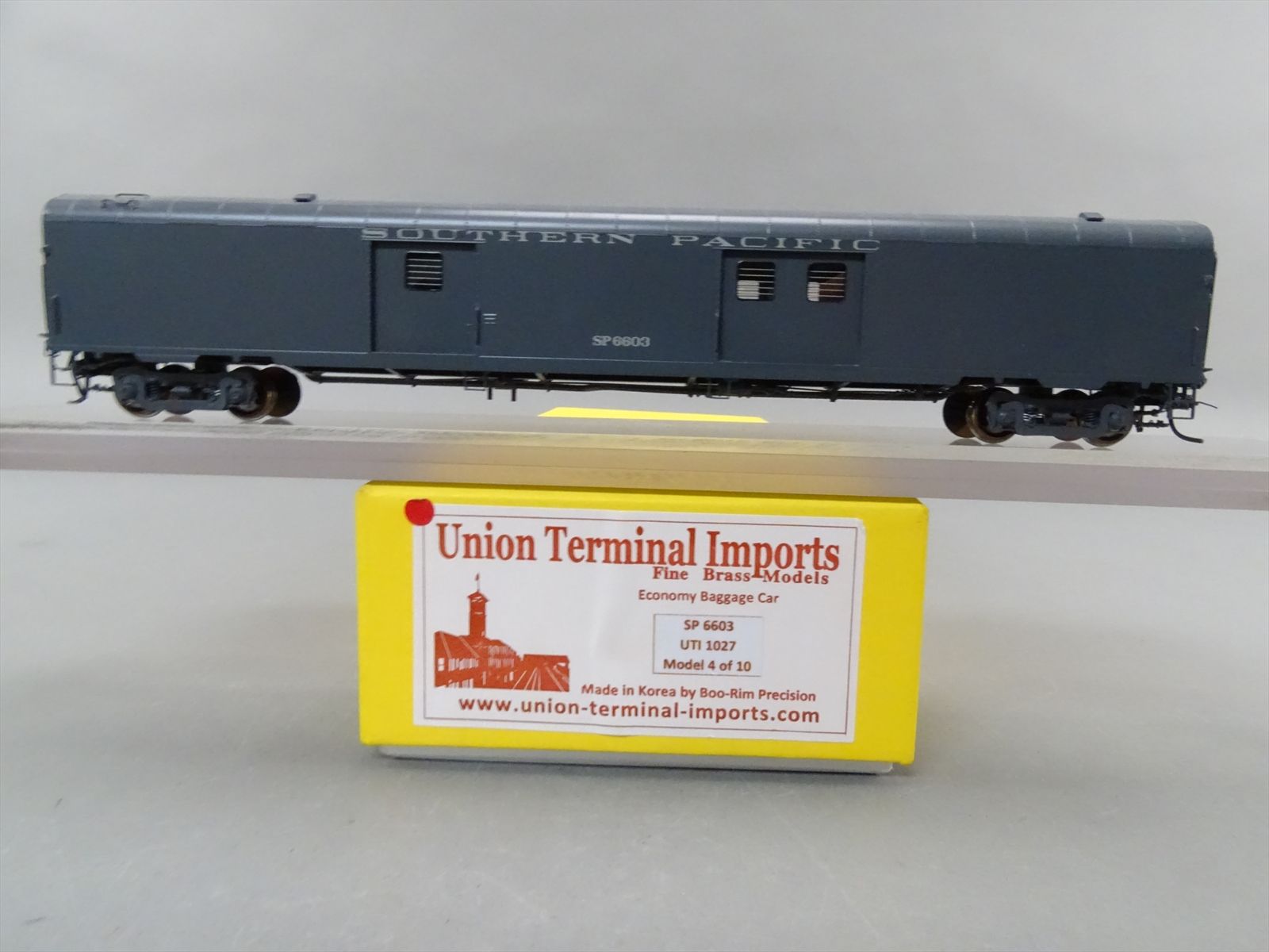 HO Brass Model - UTI 1027 SP Southern Pacific Economy Baggage Car #6603 ...