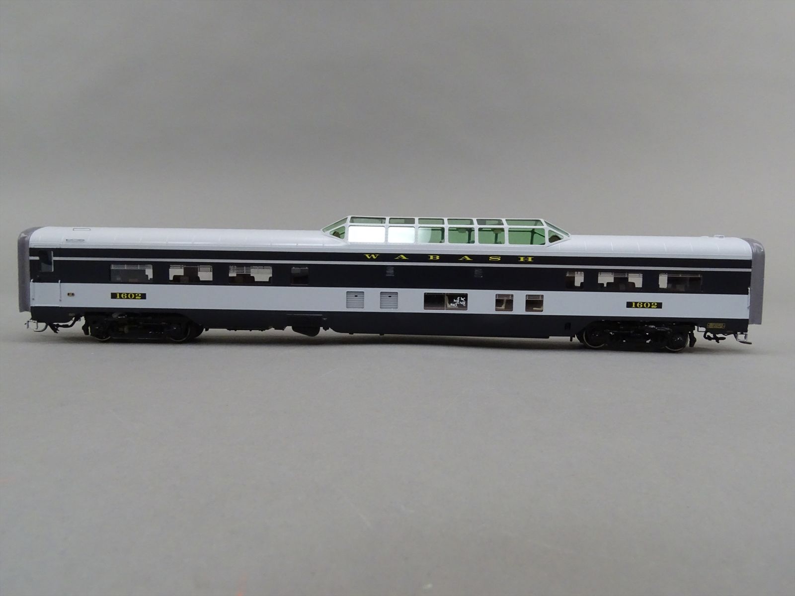 HO Brass Model - UTI 1156-1 WAB Wabash Early Pullman Dome Parlor #1602 - F/P + Interior + Lights ...