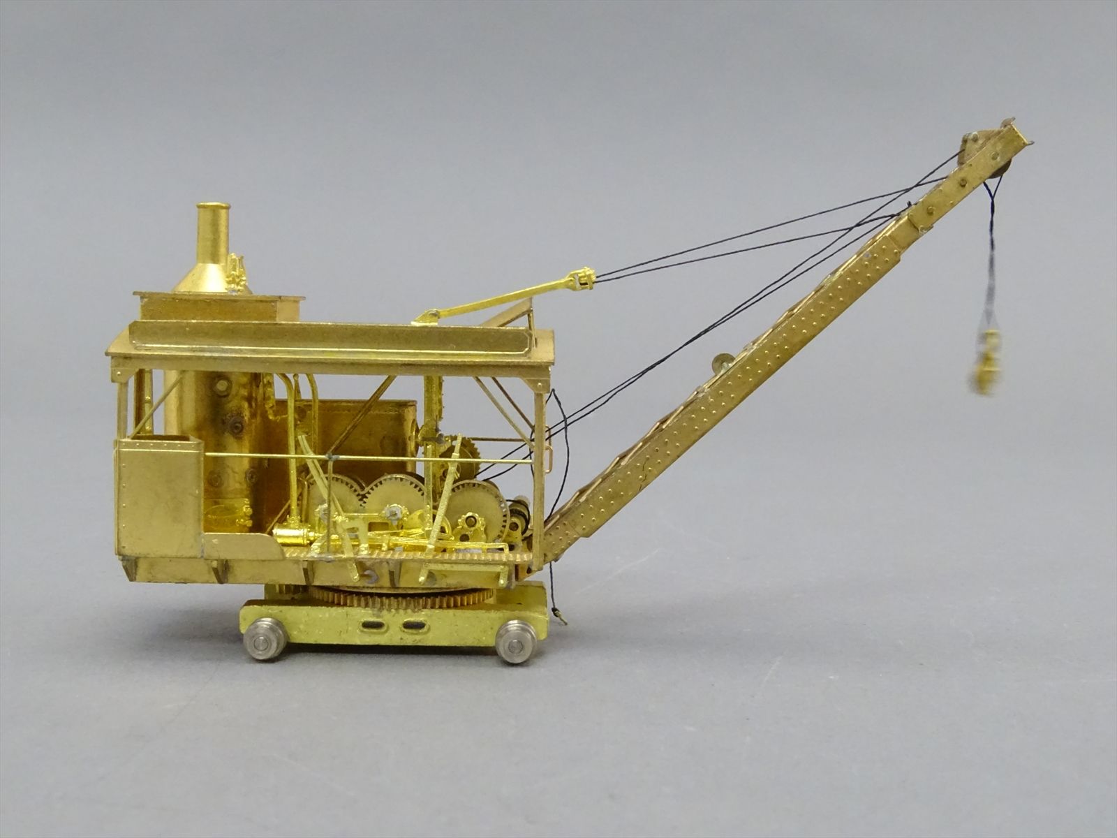 HO / HOn3 Brass Model - OMI 1333 A.H. Log Loader On Dollies - Unpainted ...