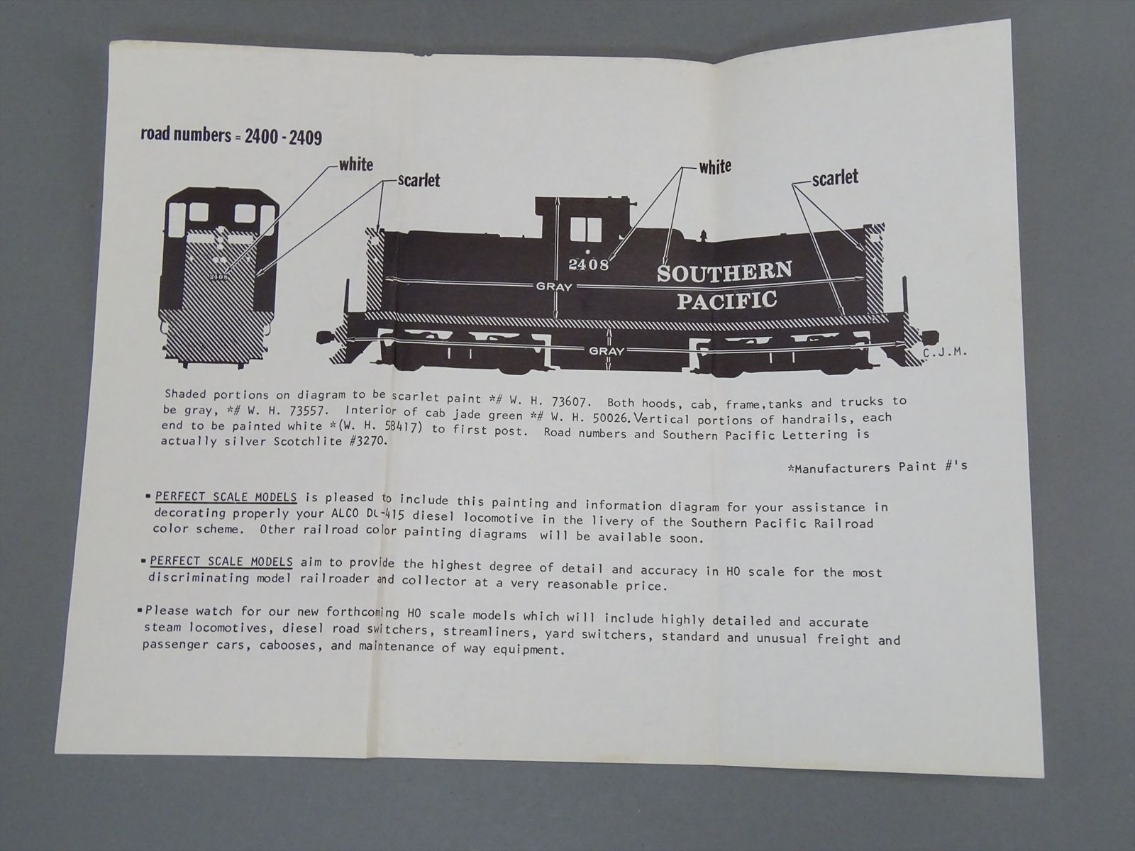 HO Brass Model - PSM Perfect Misc. Roads ALCO C-415 Center Cab Switcher ...