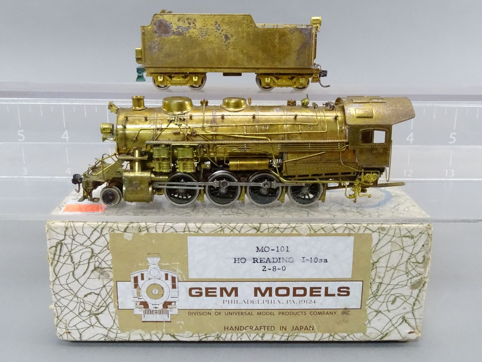 HO Brass Model - Gem Models MO-101 Reading I10sa 2-8-0 - Unpainted ...