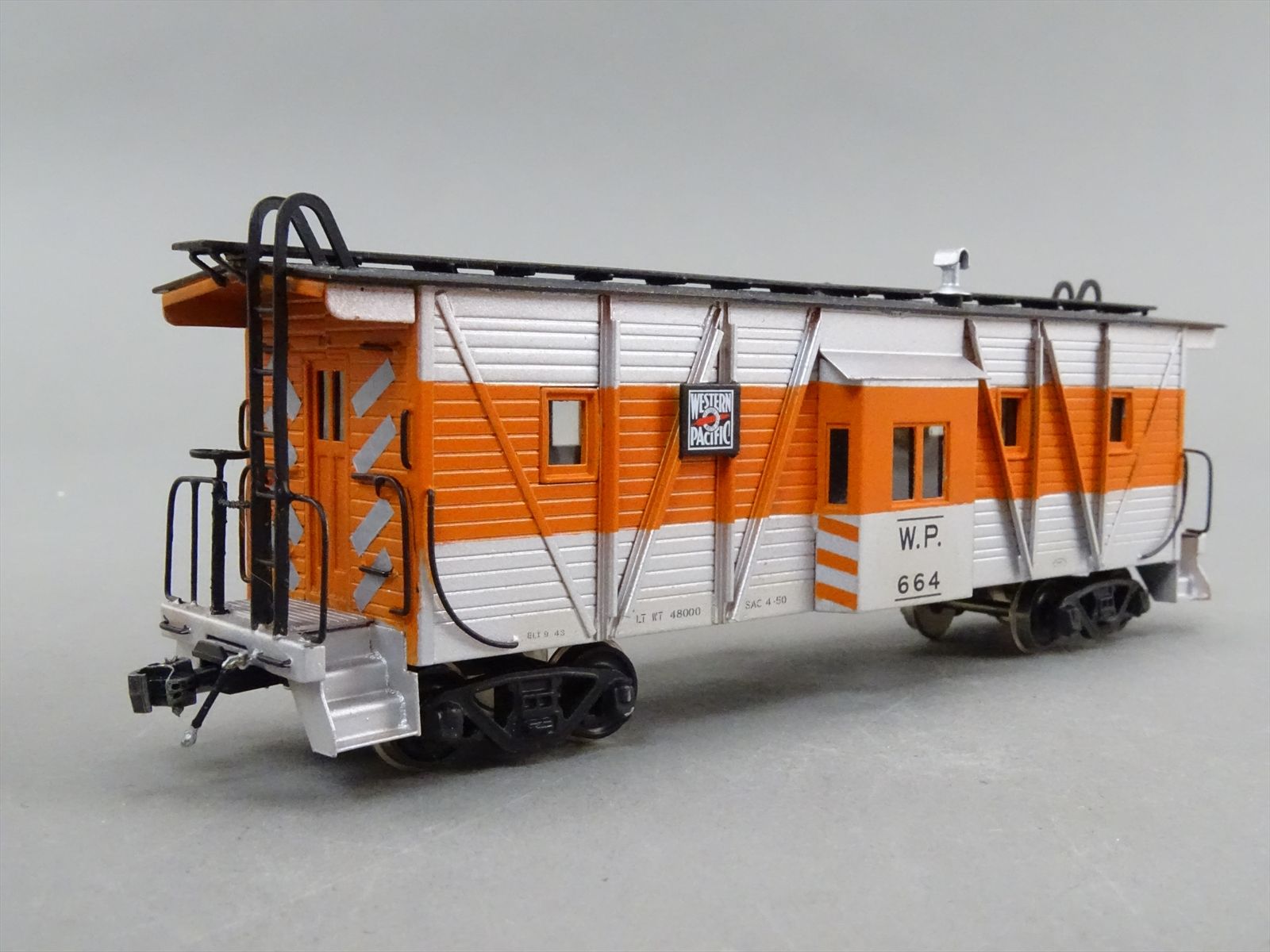 HO Brass Model - Balboa WP Western Pacific Bay Window Outside Braced ...