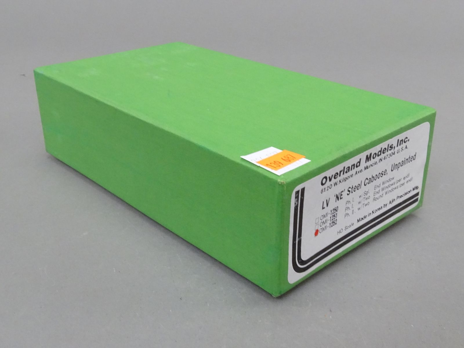 HO Brass Model - OMI 1252 LV Lehigh Valley NE Caboose Phase II Caboose ...