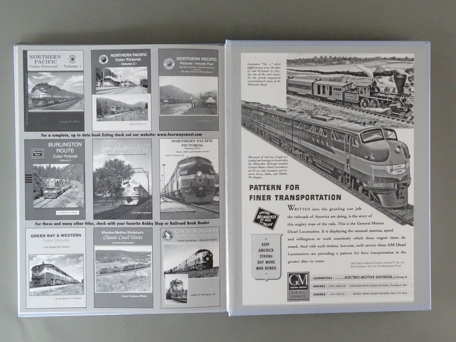 Railroad Book - Milwaukee Road Locomotives Vol. 1 - Thomas J. Strauss ...